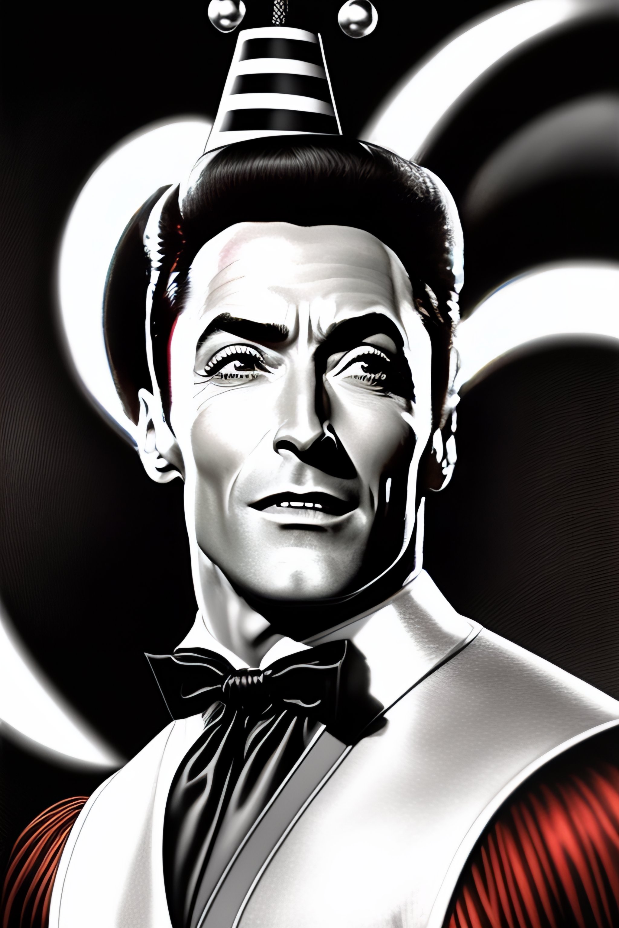 Lexica - Hugh Jackman as a 1960s circus ringleader comic art. Comic ...