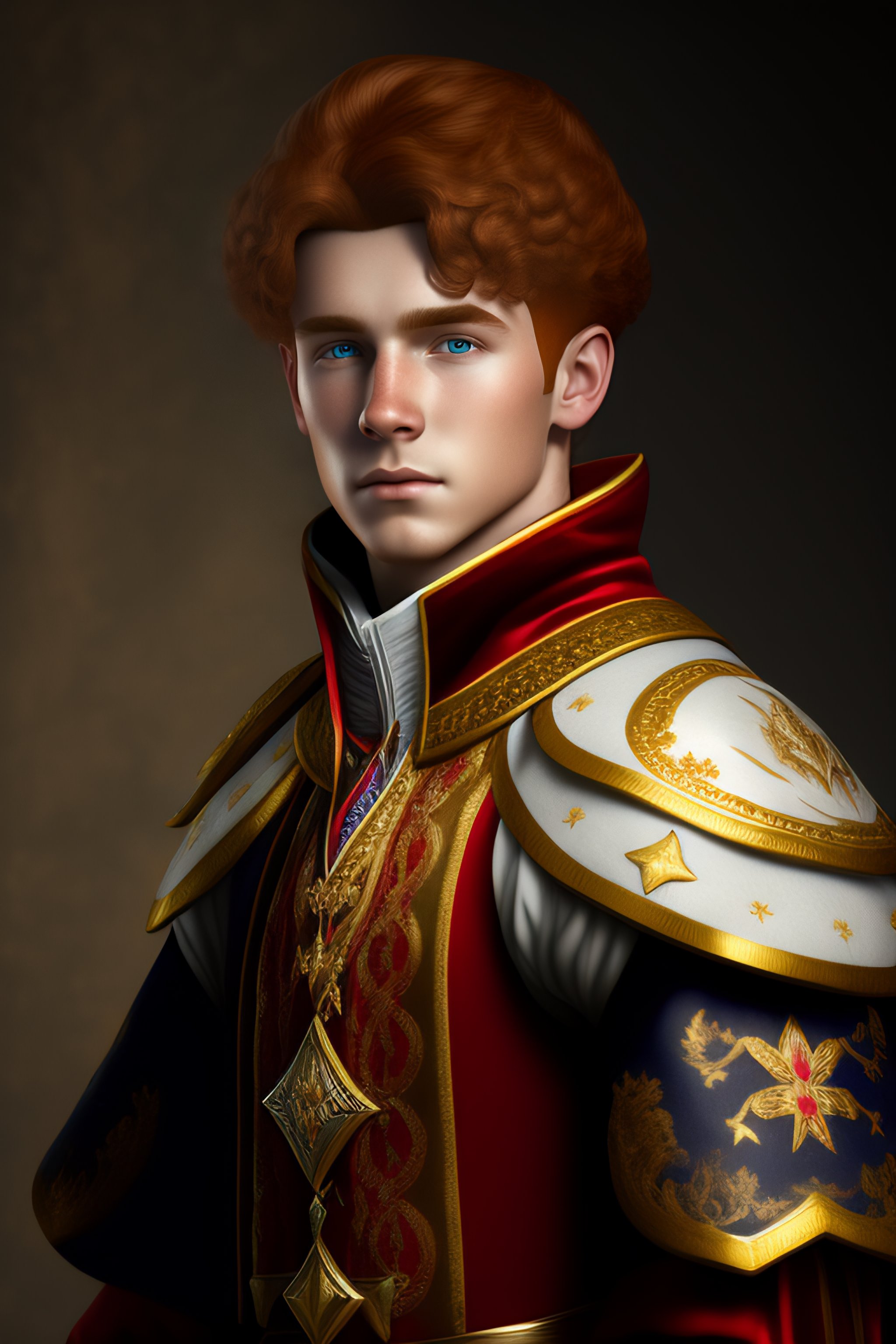 Lexica - Portrait realistic 16 years old irish redhaired caucasic boy ...