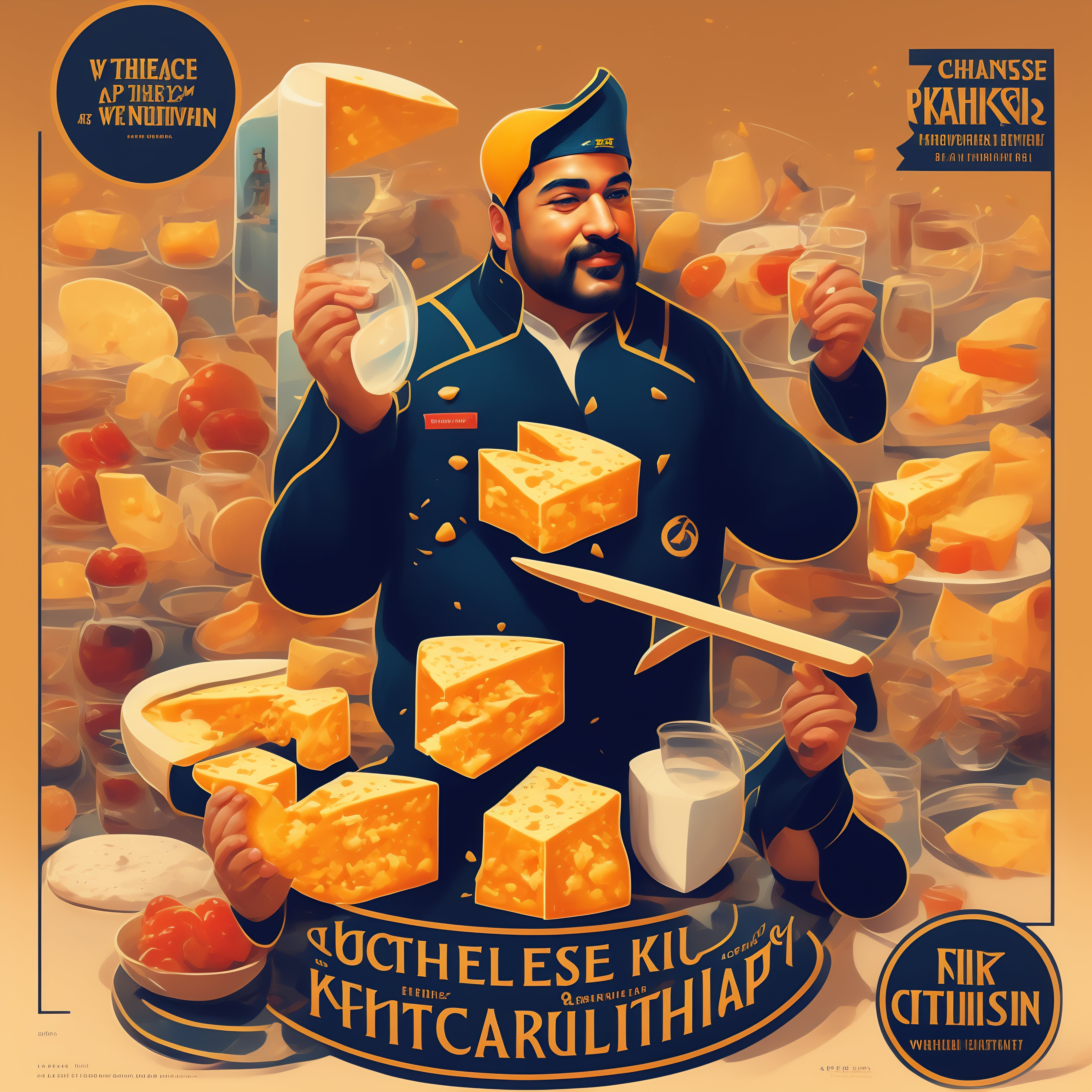 Lexica - Cheese revolution, by wasim kashin, trending on artstation