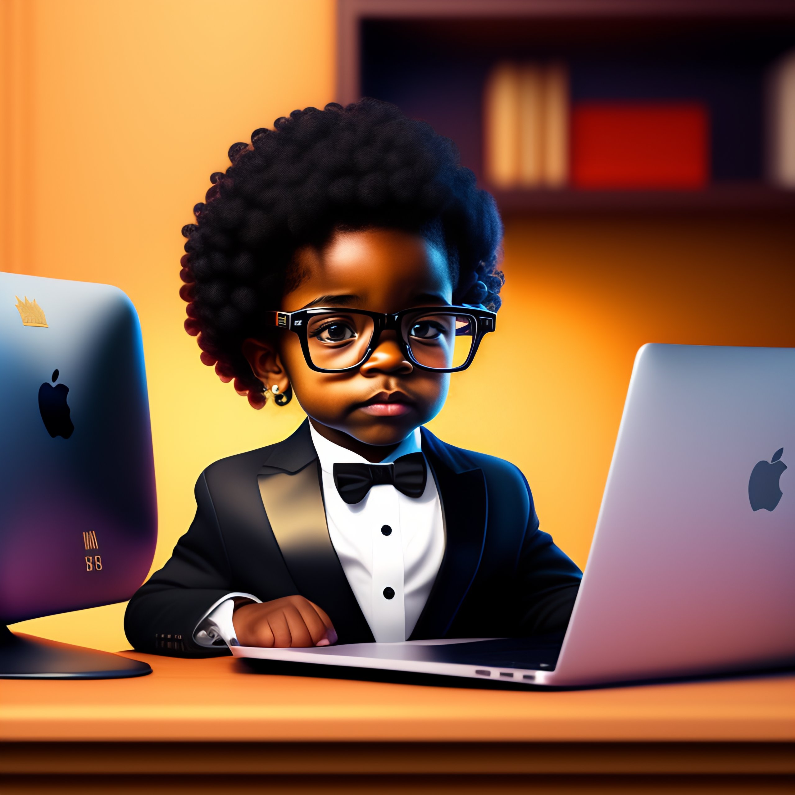 Lexica - Cute and adorable cartoon black - african american - graphic ...