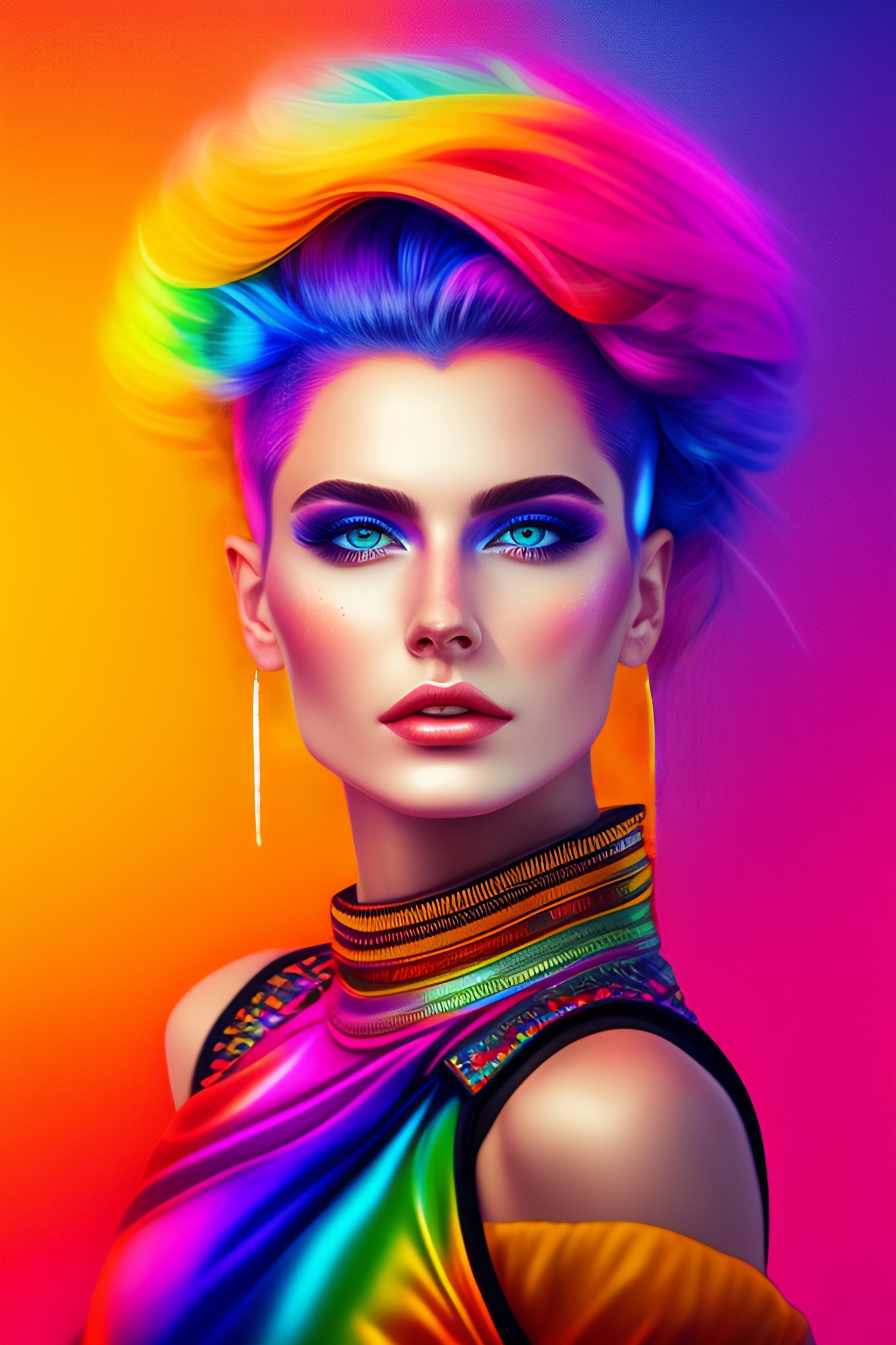 Lexica - A award winning half body portrait of a beautiful caucasian ...