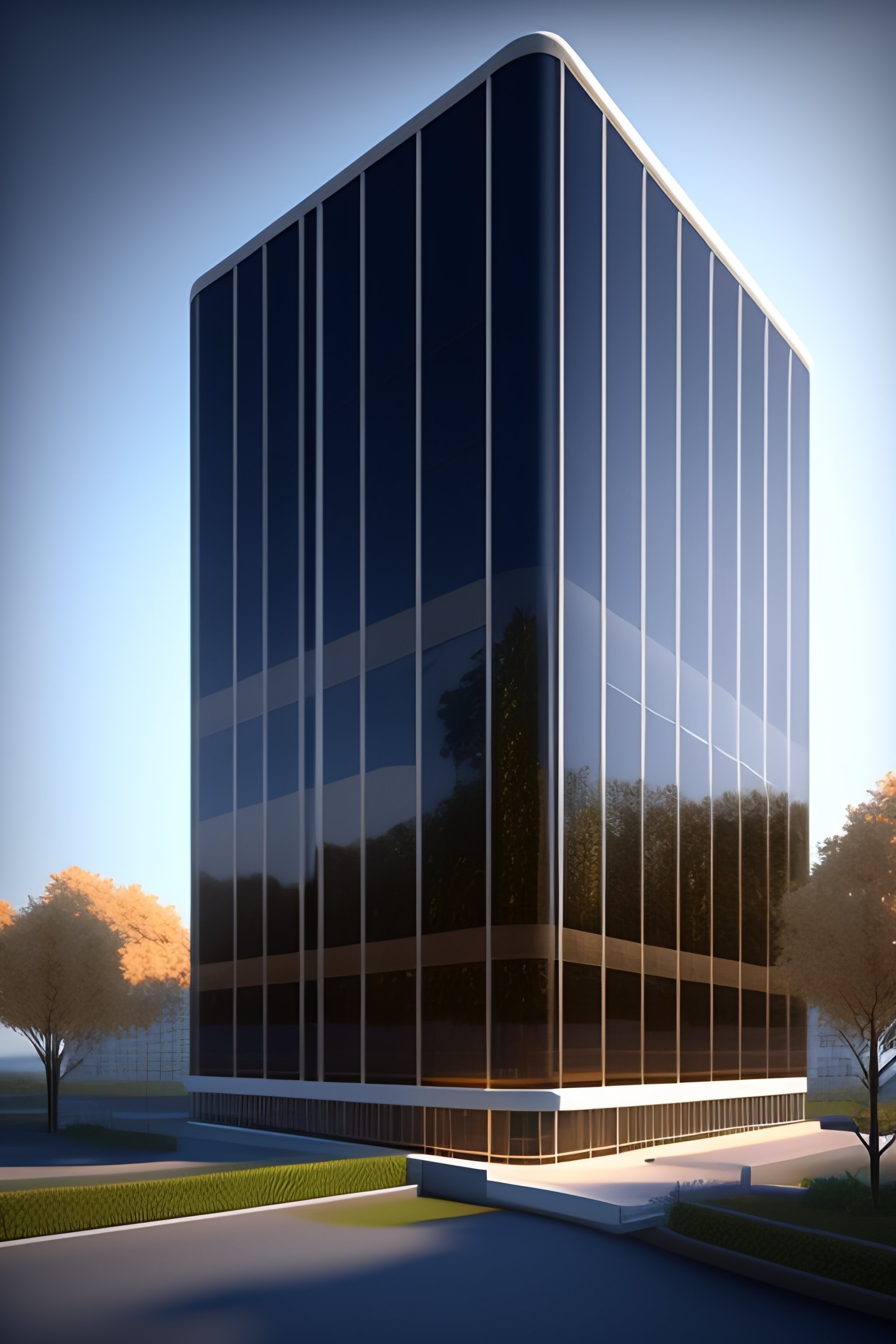 Lexica - Corporate building in the metaverse, 3D, Unreal engine ...
