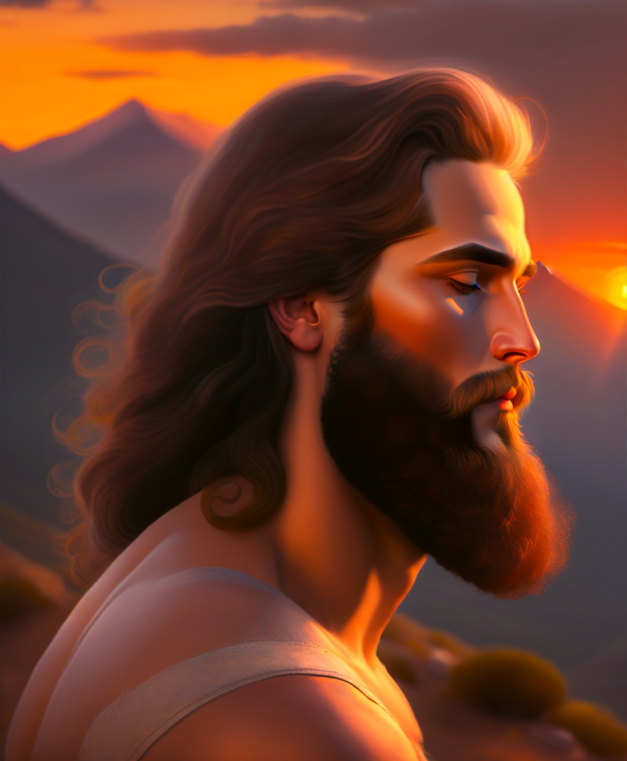 Jesus Face Profile