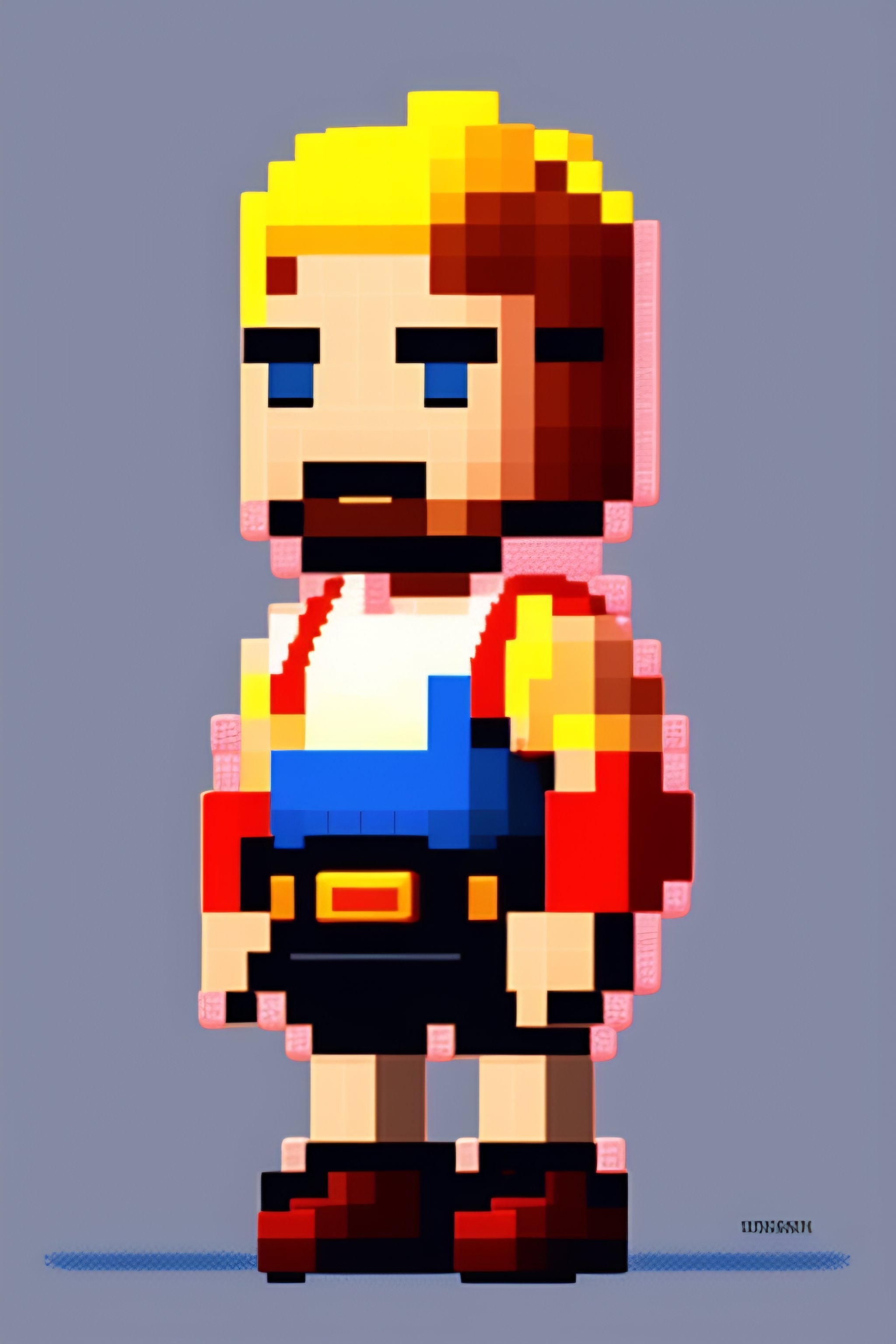 Lexica - Videogame character, pixel art