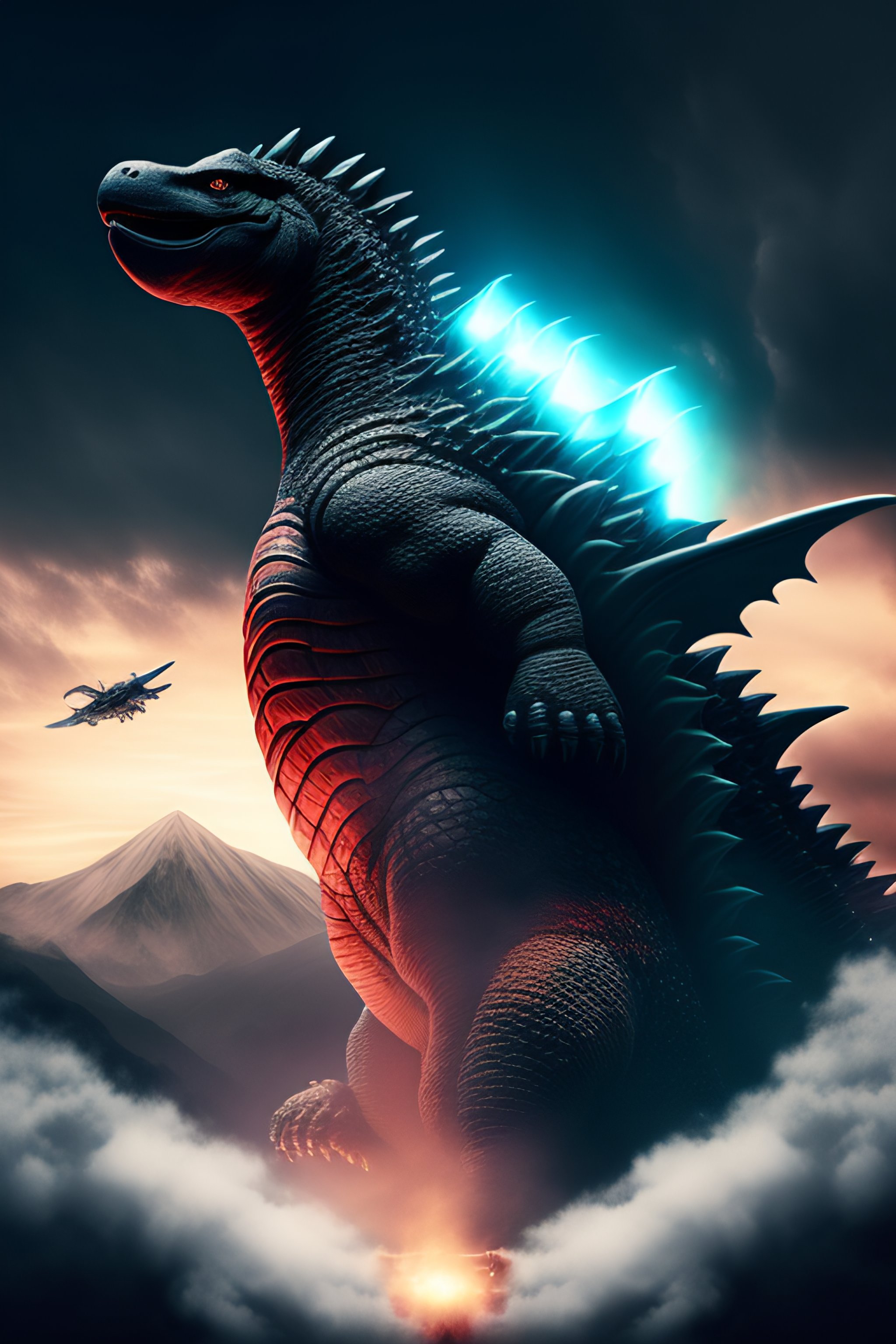 Lexica - Godzilla with wings