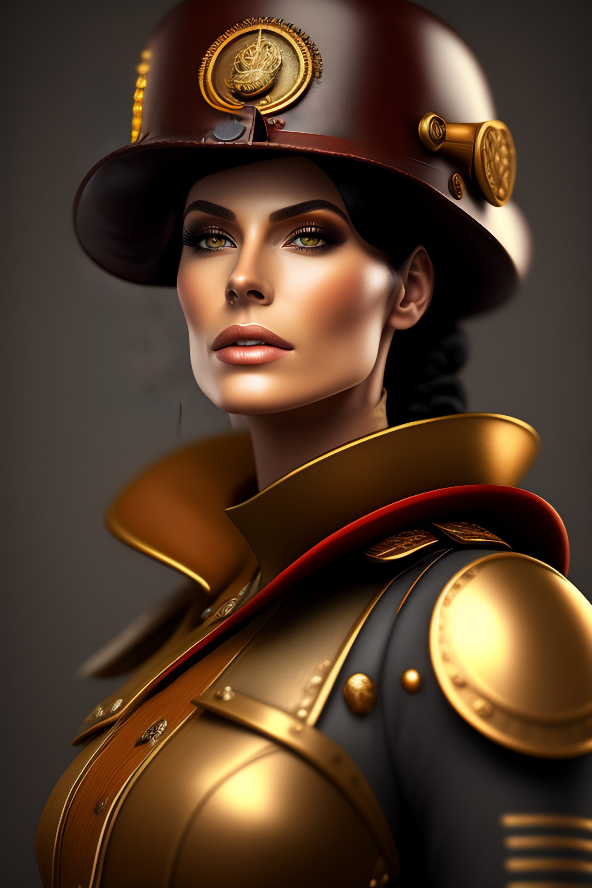 Lexica - Portrait photograph of a retro beautiful female steampunk ...