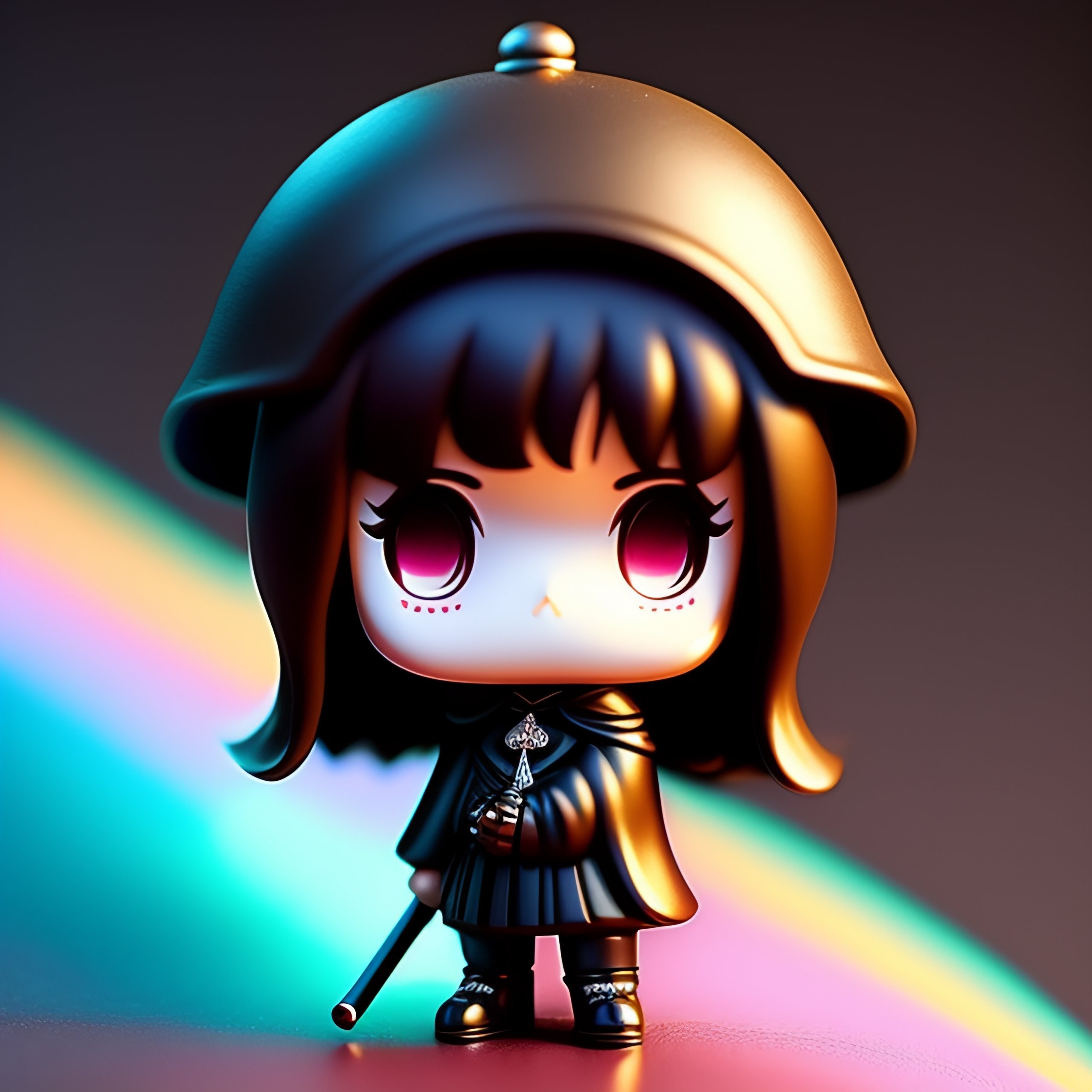 Lexica - Chibi anime grim reaper, kawaii, Sanrio Ltd