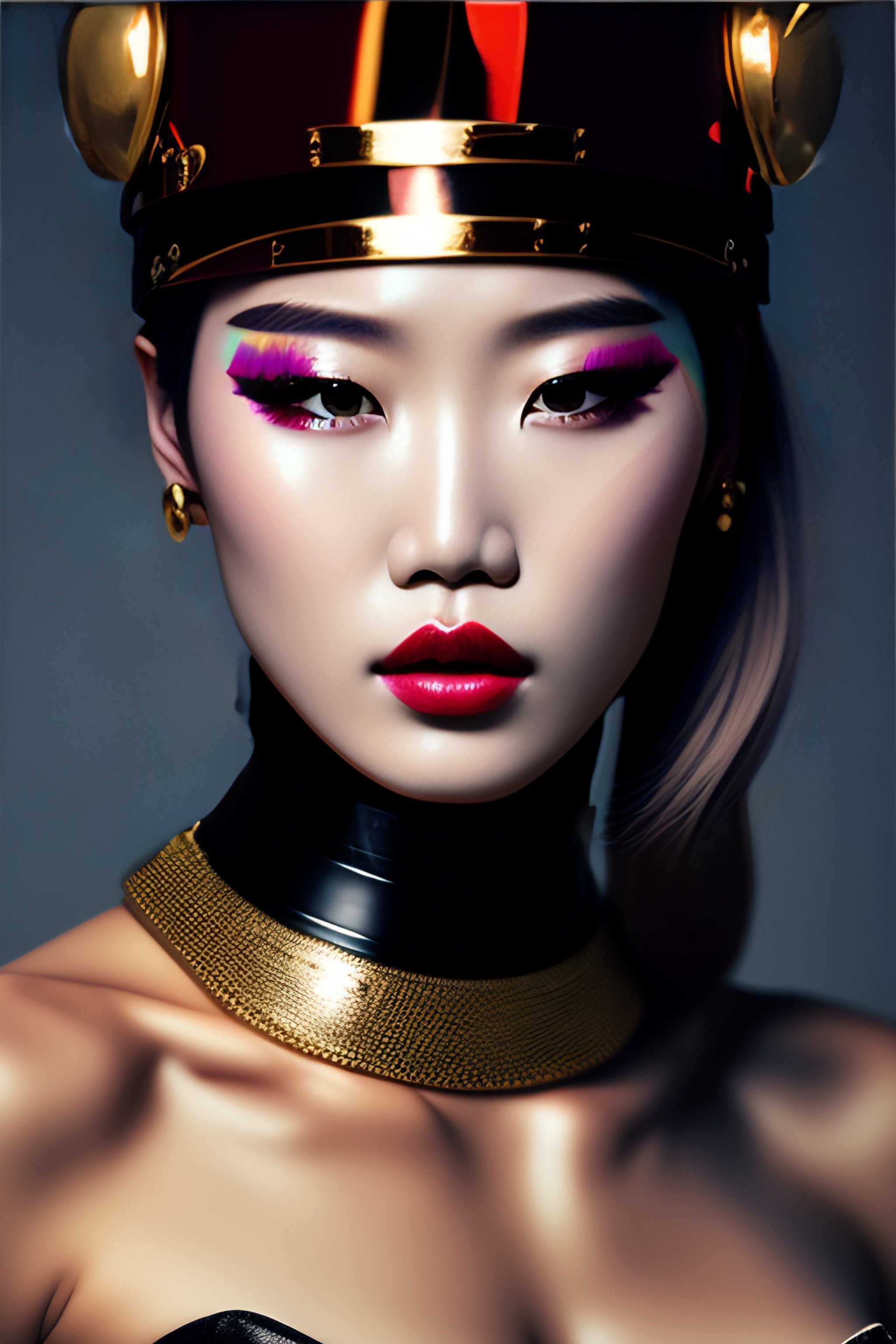 Lexica - High fashion kpop cyborg