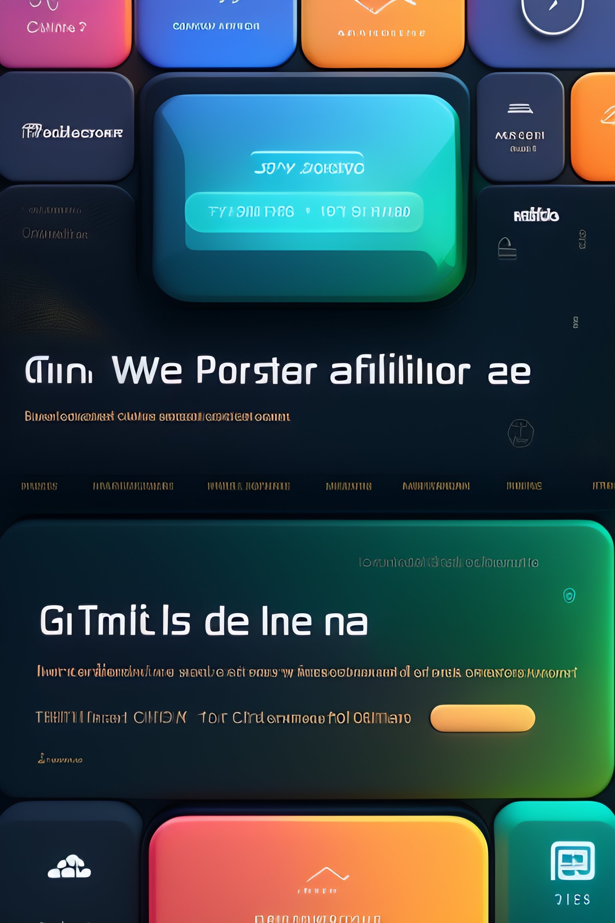 Lexica - Futuristic interface chat threaded
