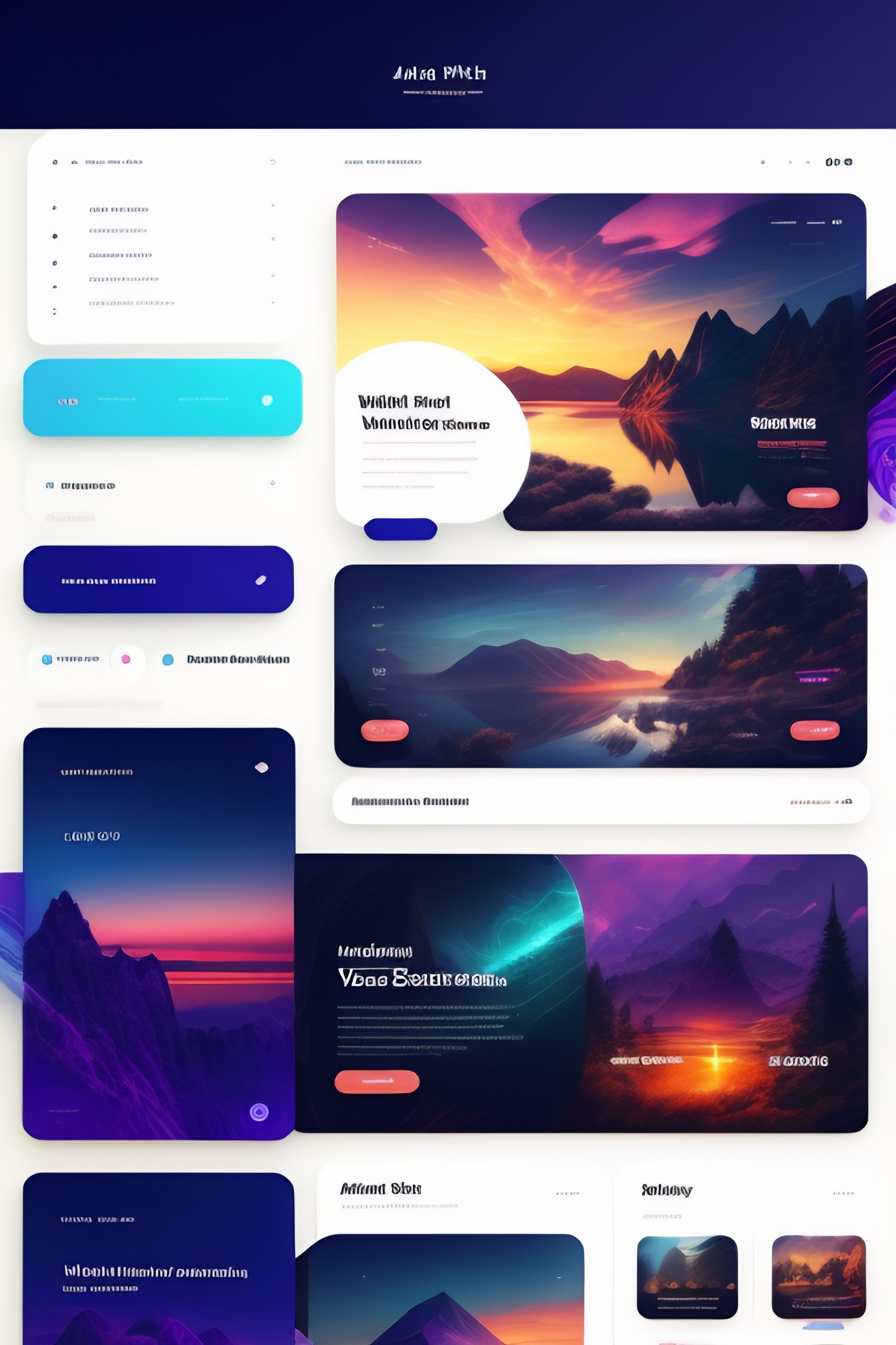 Lexica - Web ui anime art UX