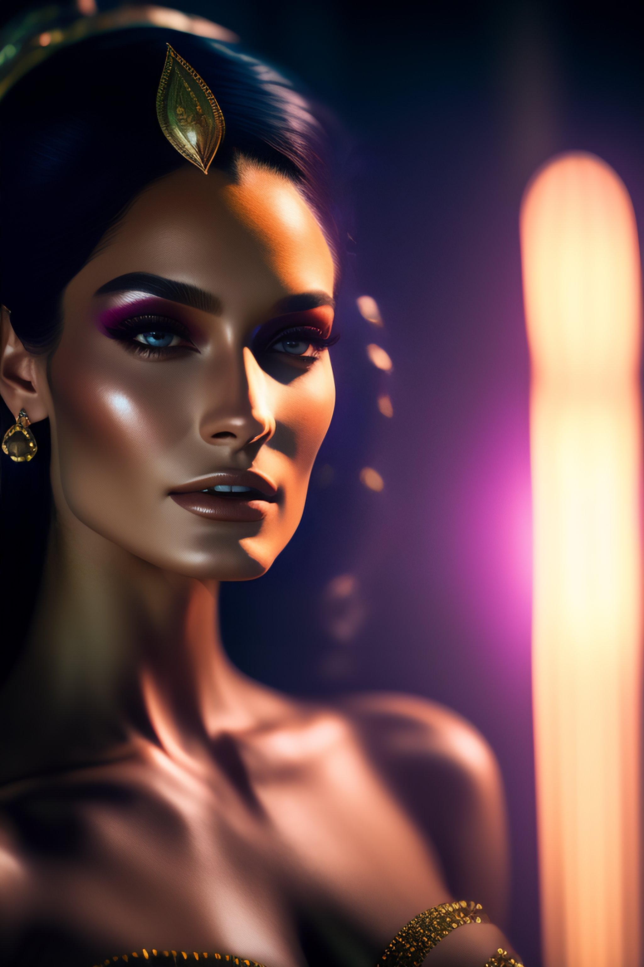 Lexica - Lisa Haydon as Fairy in clothing and headdress, Tom Bagshaw ...