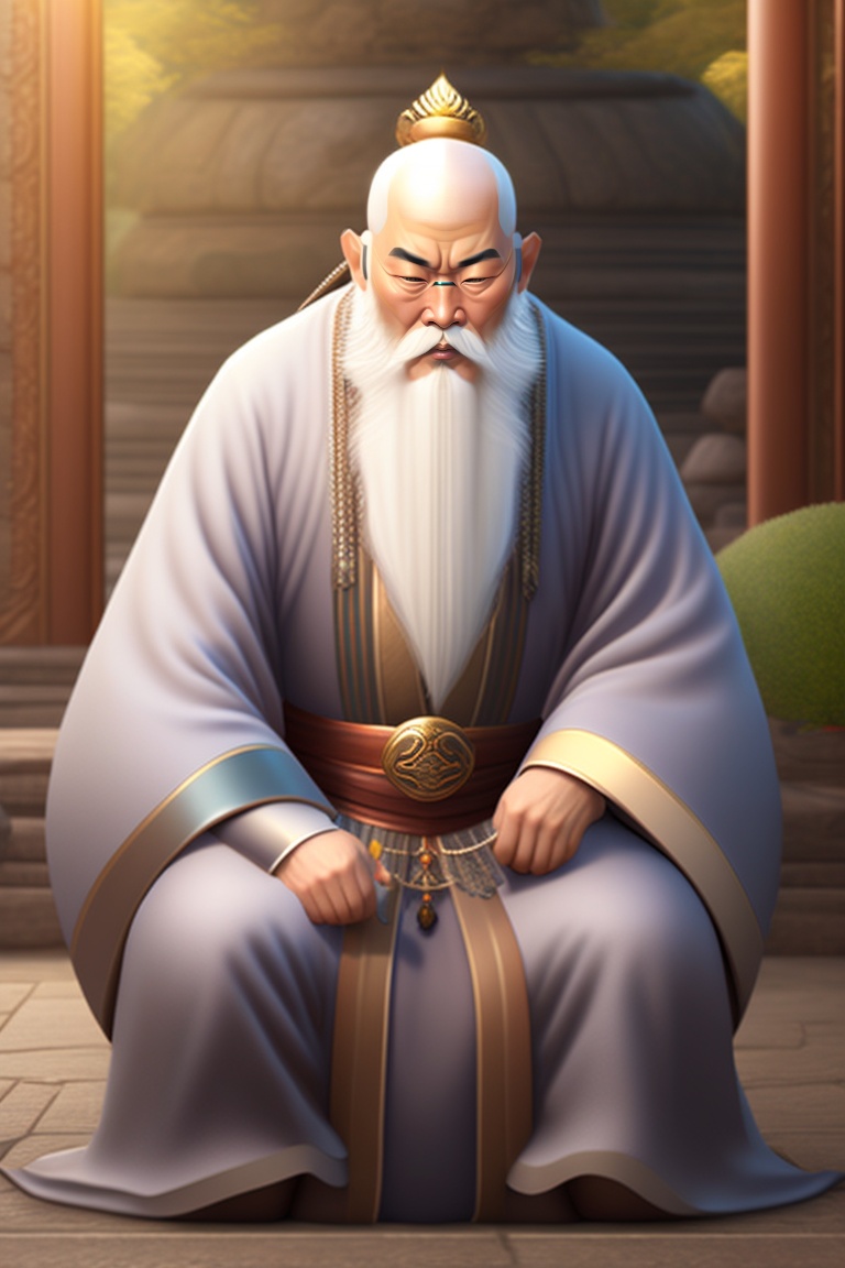 Lexica - Master Wu Shen is a wise and serene Zen master who has ...