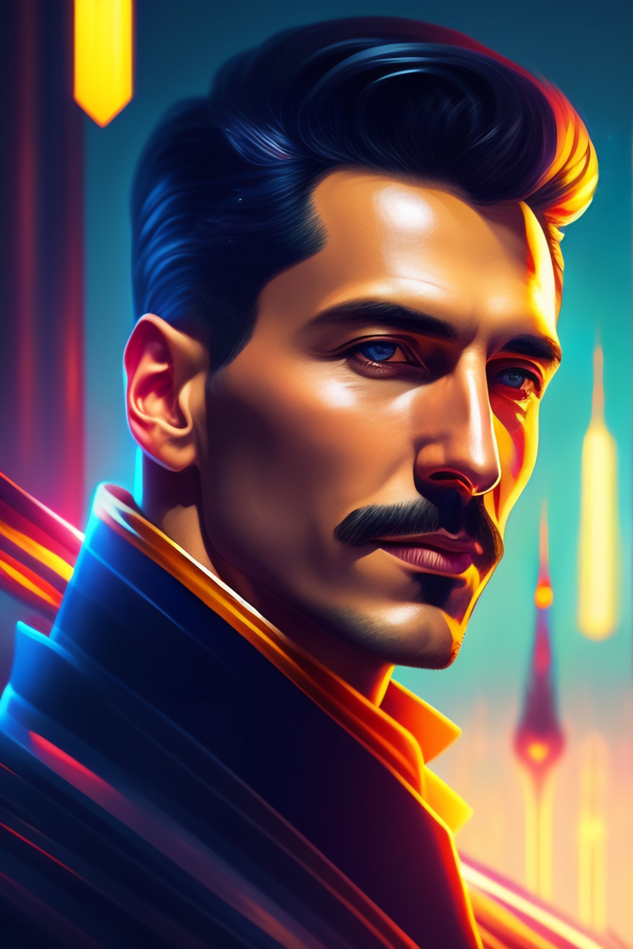 Lexica - Concept art by jama jurabaev, cel shaded, cinematic shot ...