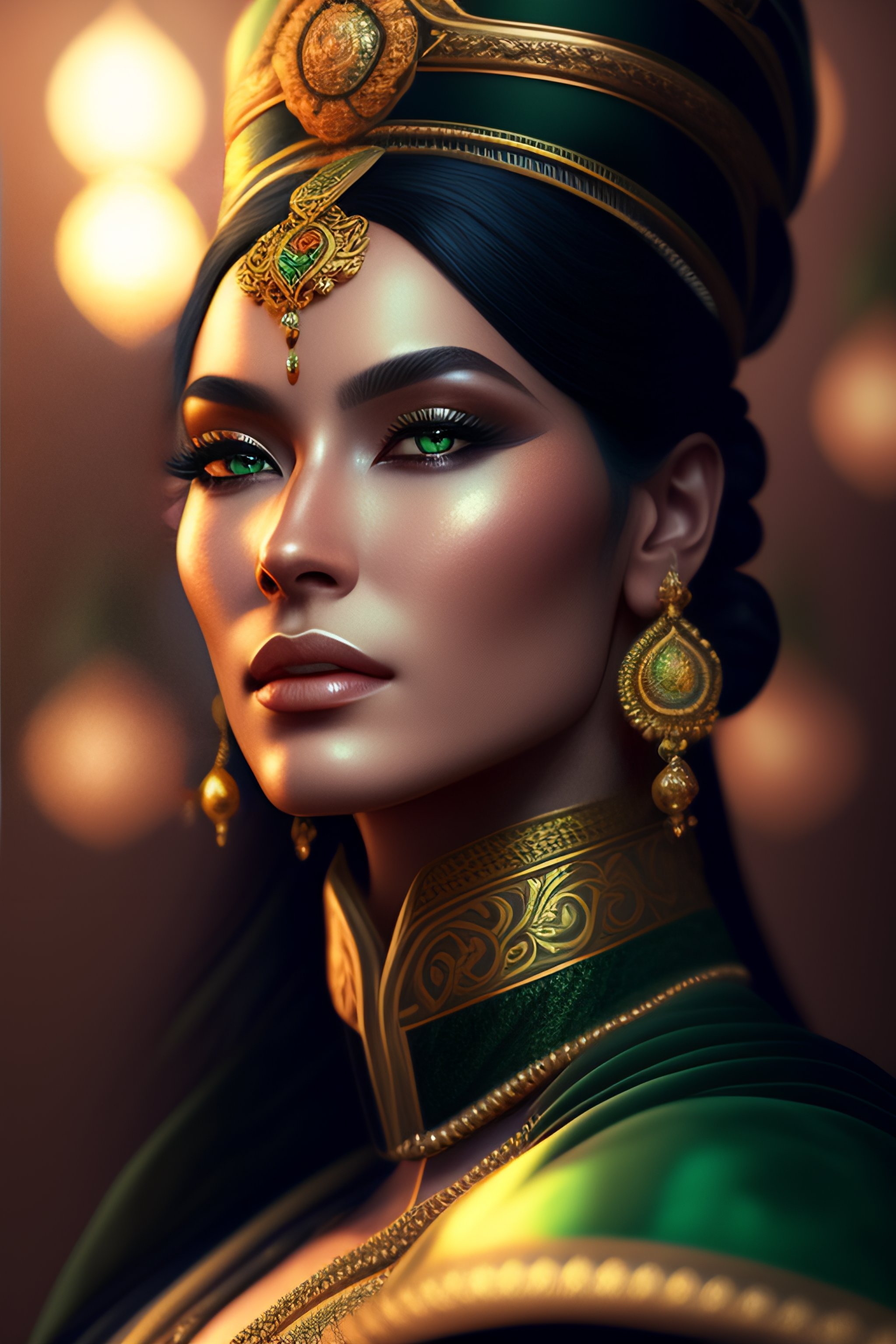 Lexica - A beautiful empress portrait, with a brilliant, symmetrical ...