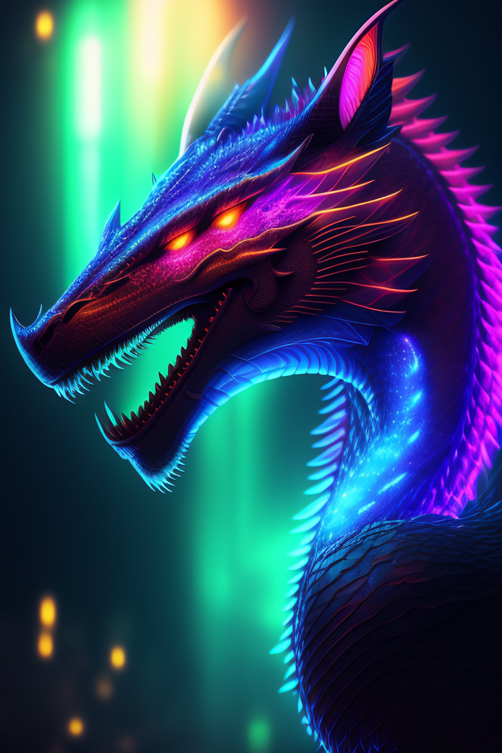 Lexica - Neon sound dragon