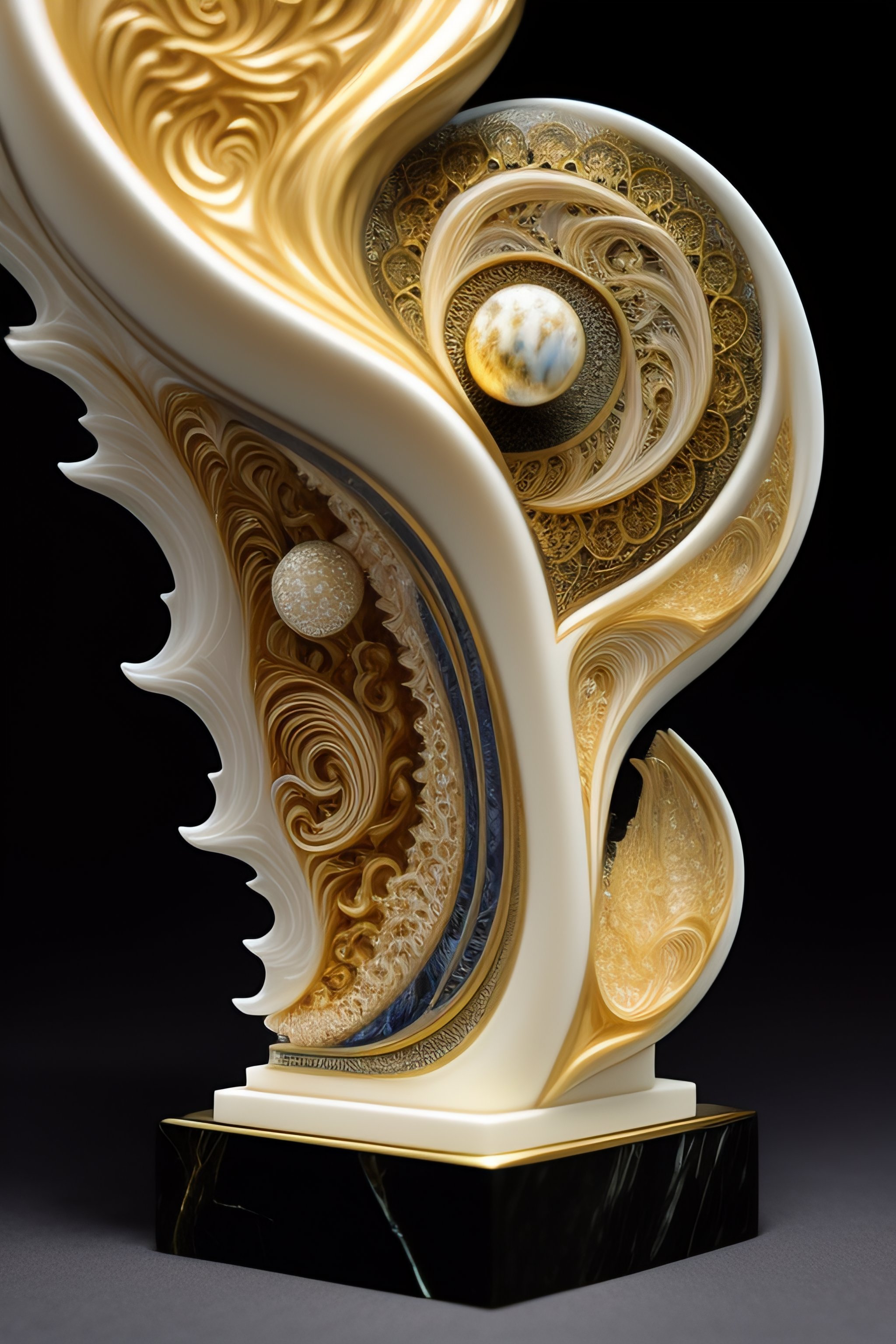 Lexica - Marble sculpture of batman, dripping, mandelbulb, oil, melting ...