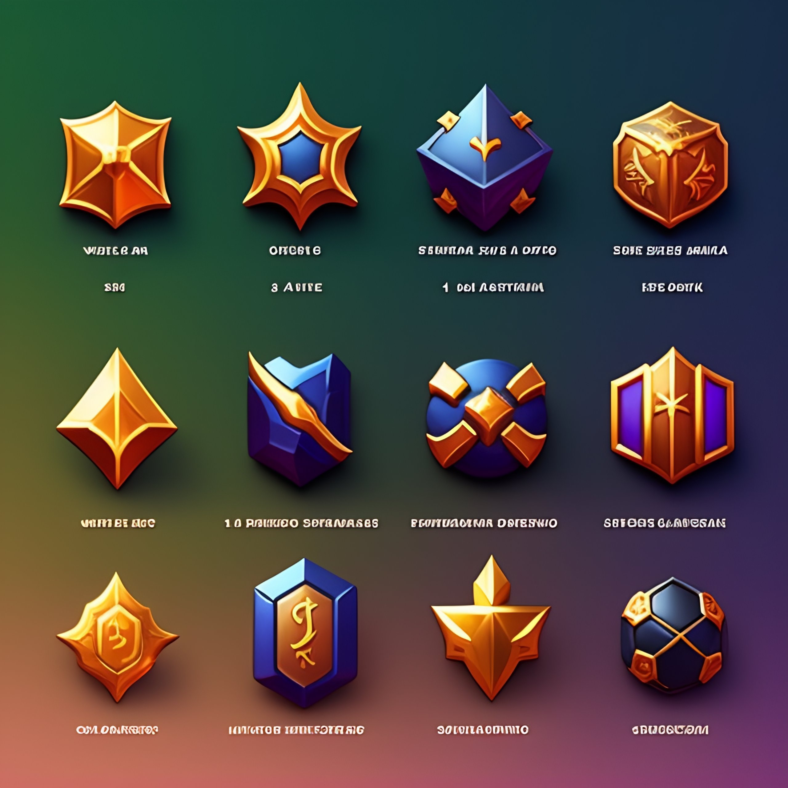 Lexica - Stylized RPG game icons skill