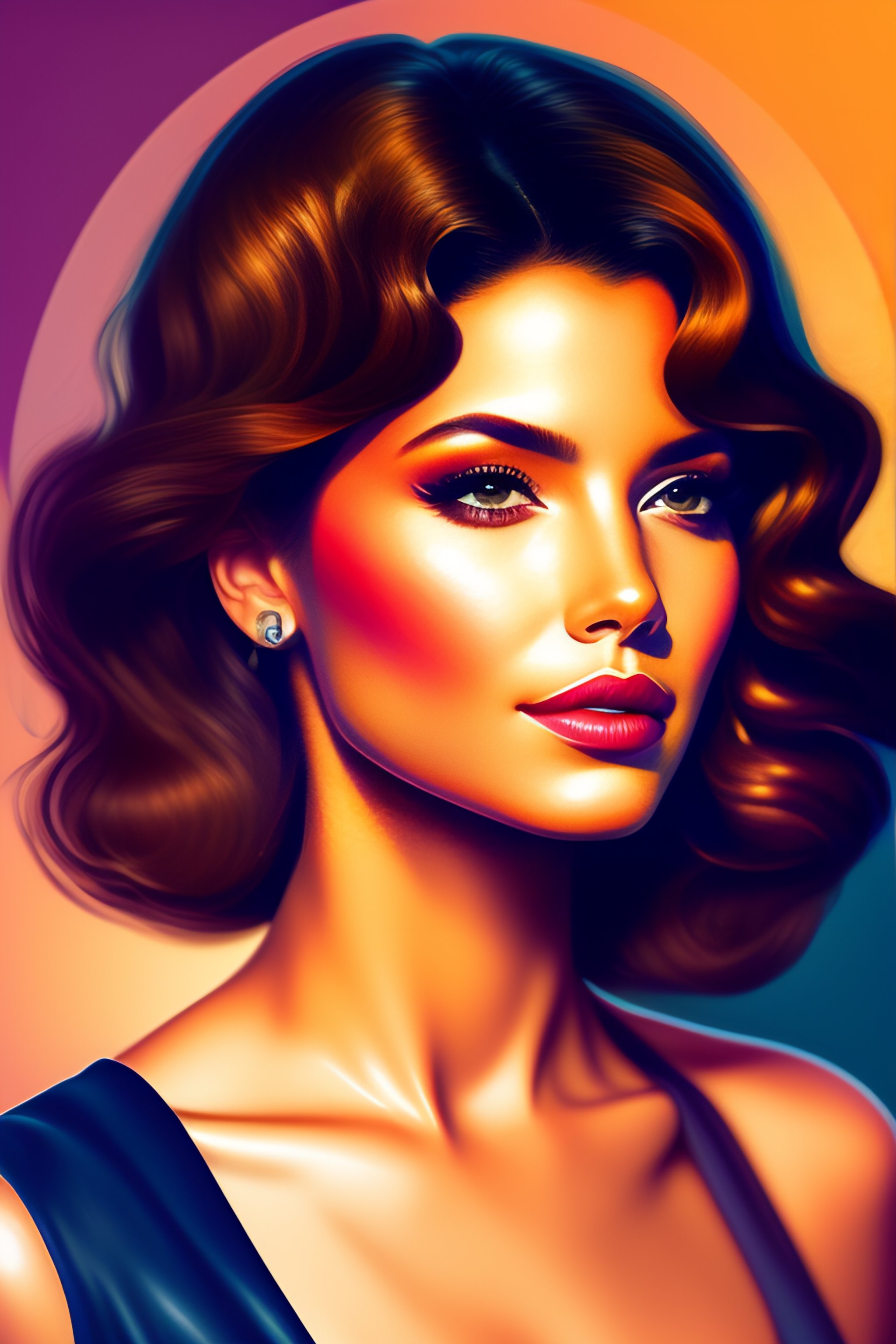 Lexica - Woman illustration