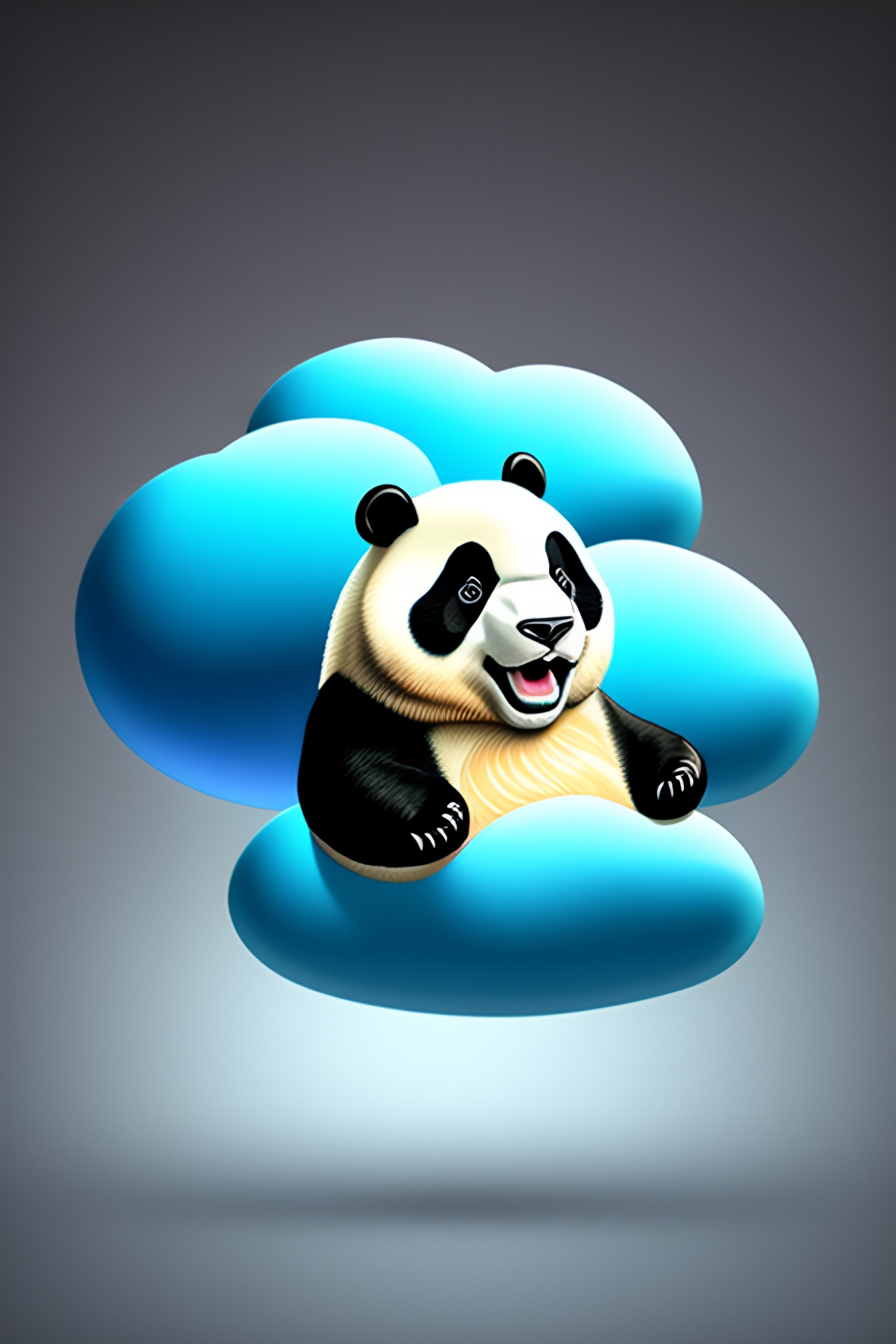 Lexica - Angry panda cloud LOGO