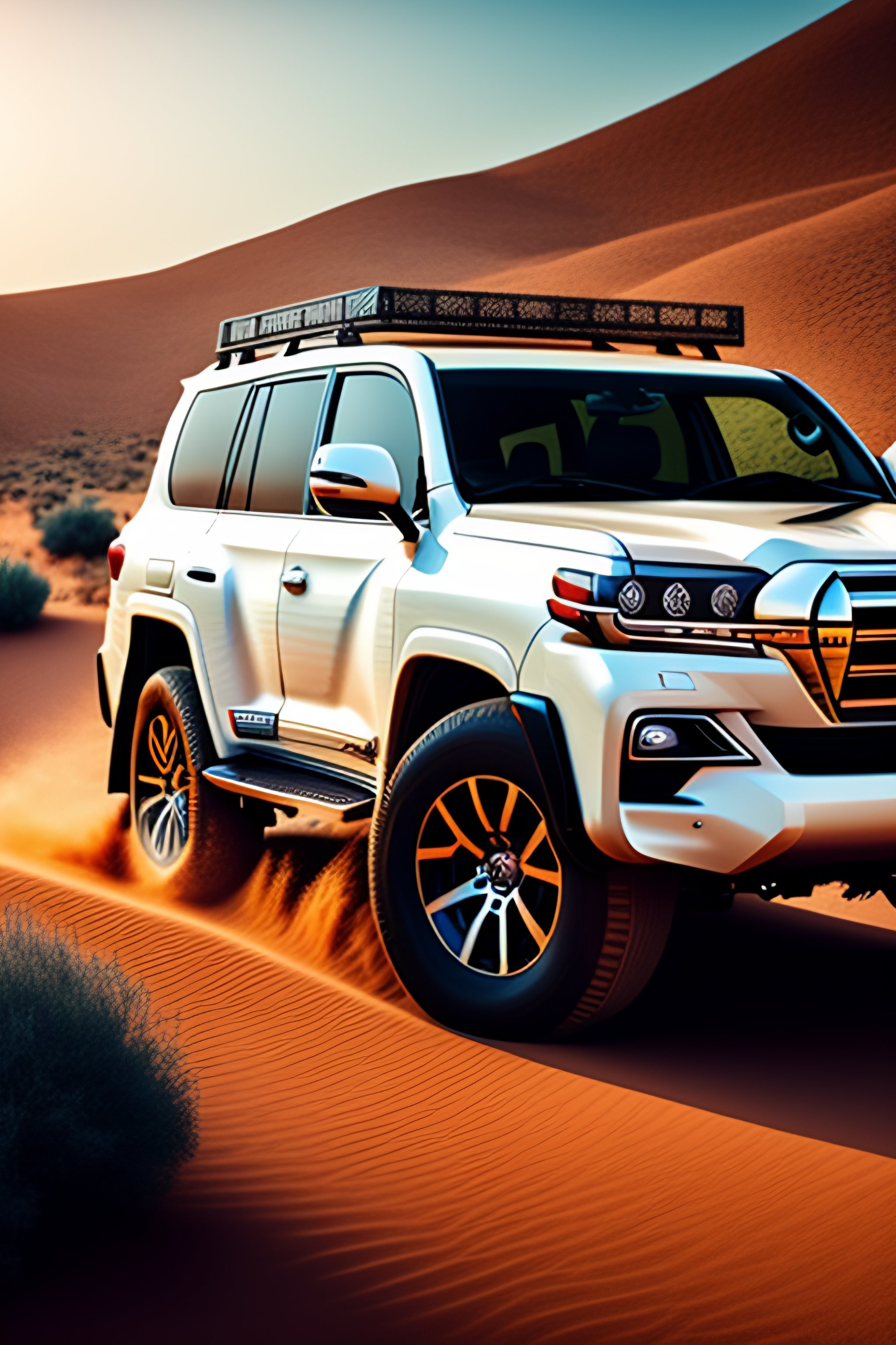 Lexica - Still photo of a modified toyota land cruiser 79 series 4wd ...