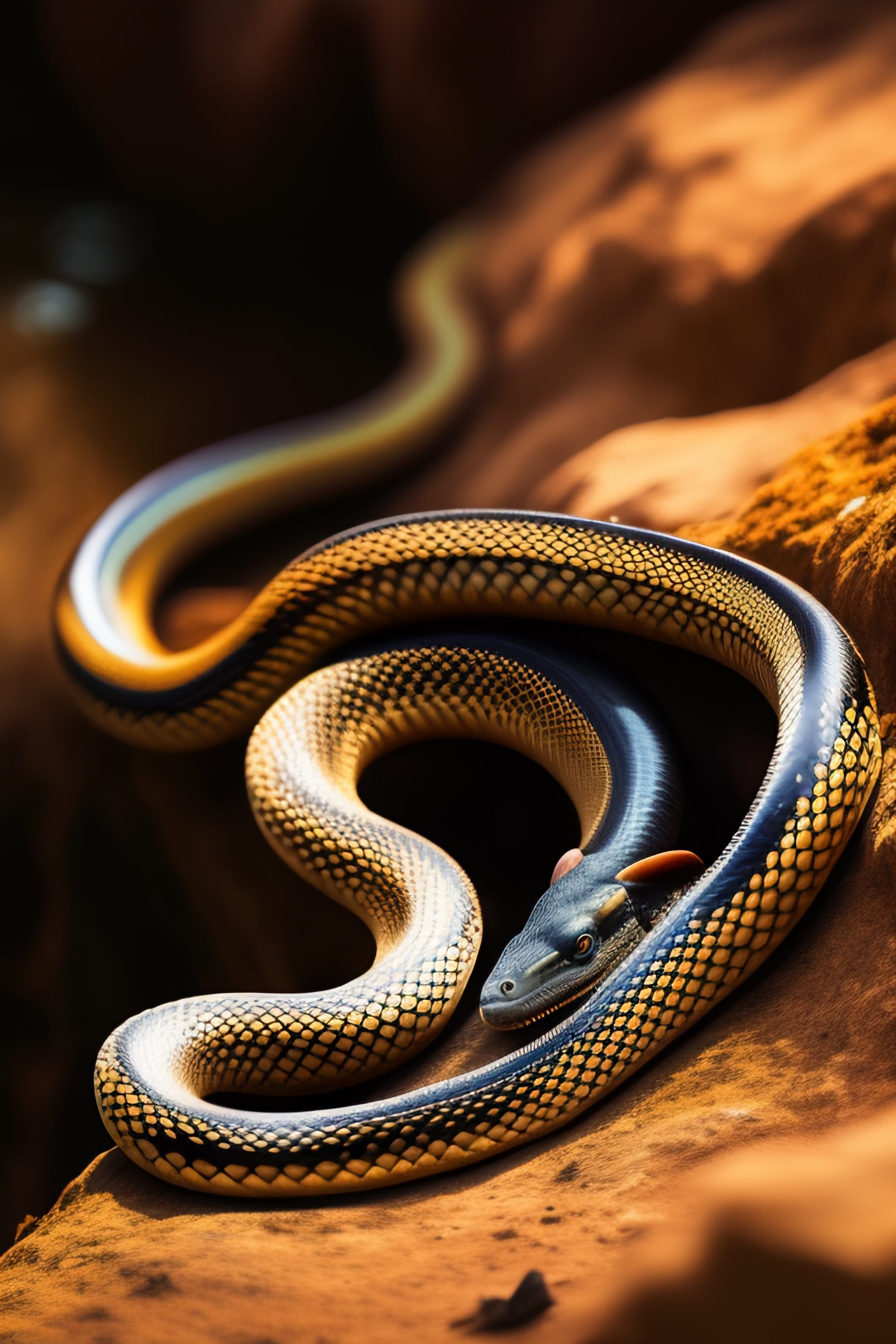 Lexica - A wild snake that catches and kills its prey