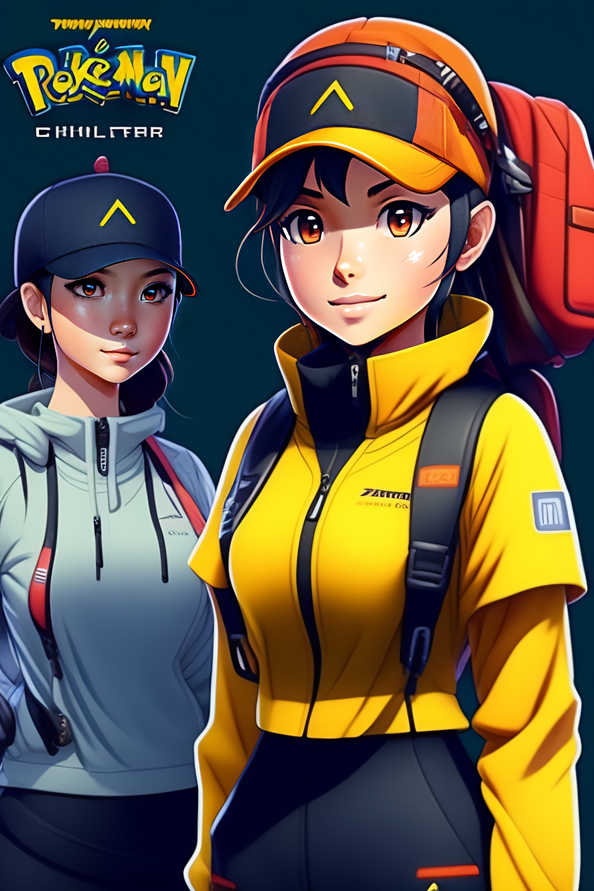 Lexica - Pokemon trainer in techwear clothes by Ken Sugimori