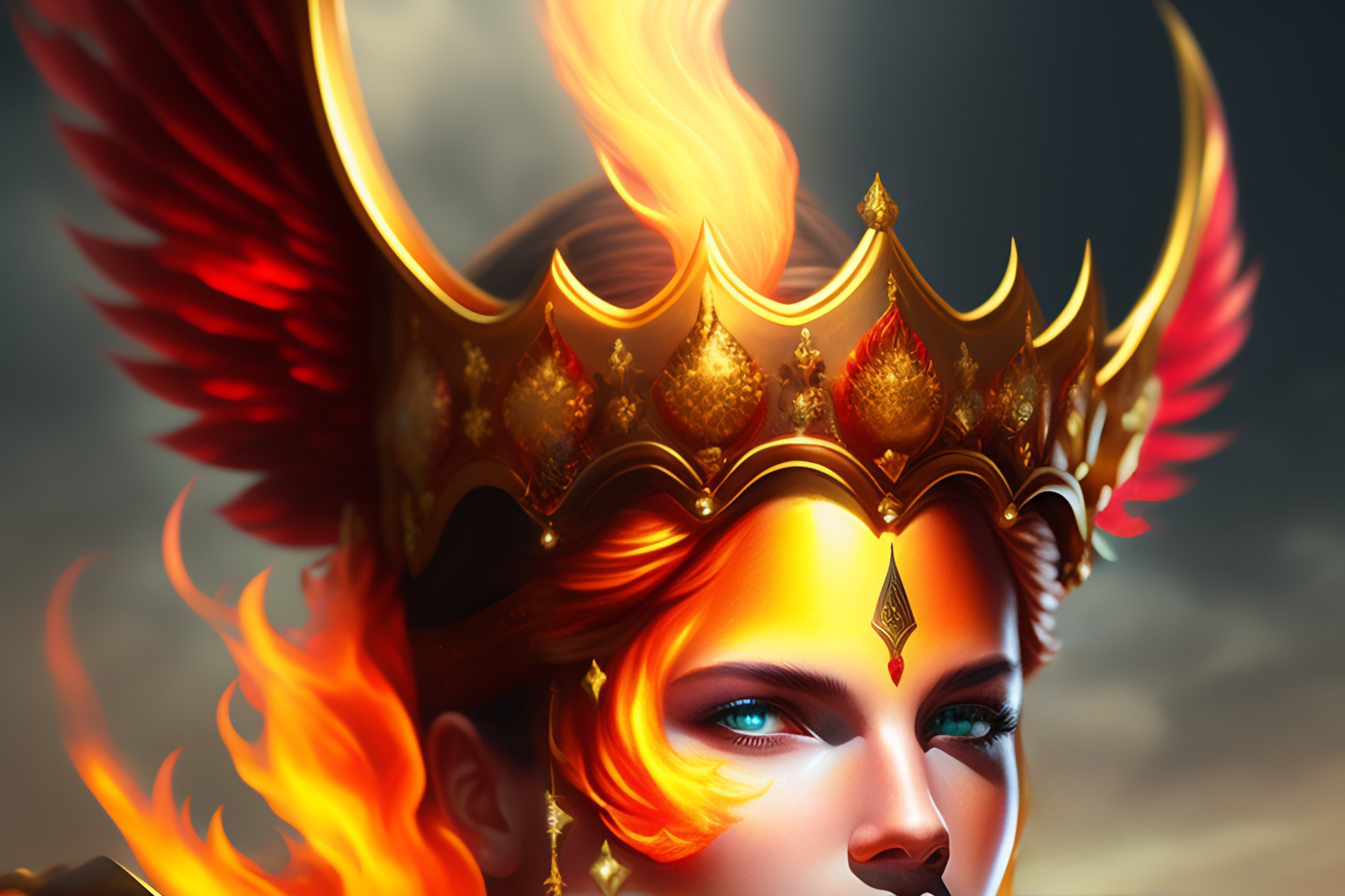 Lexica - Crown of fiery and winged king
