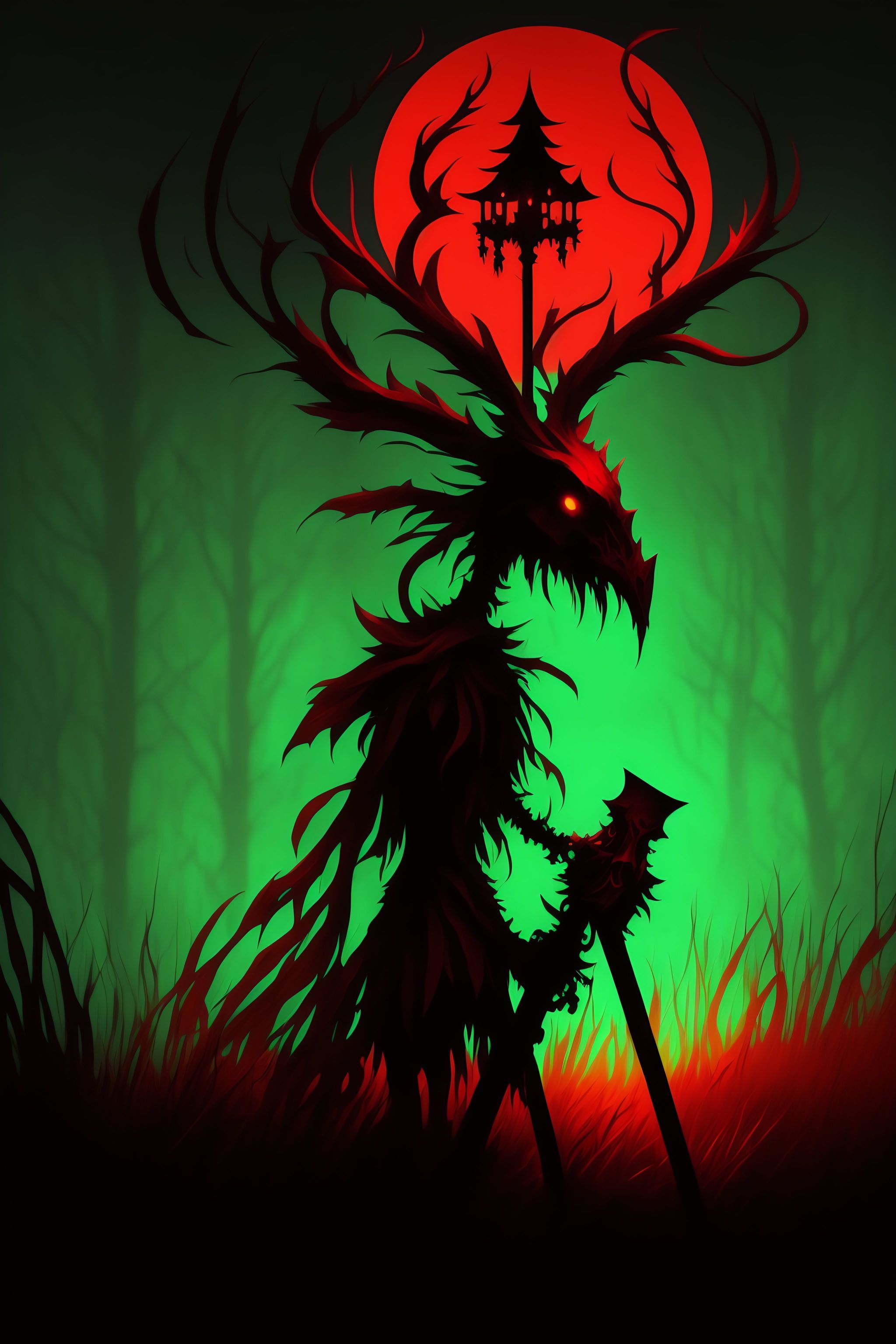 Lexica - Fiddlesticks from league of legends , horror, scary, red ...