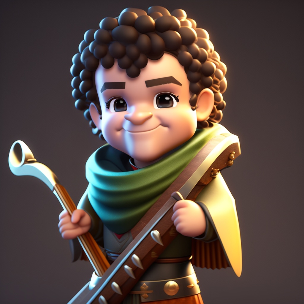 Lexica - Smiling, happy, super cute, 3d render, unreal engine 5. David ...