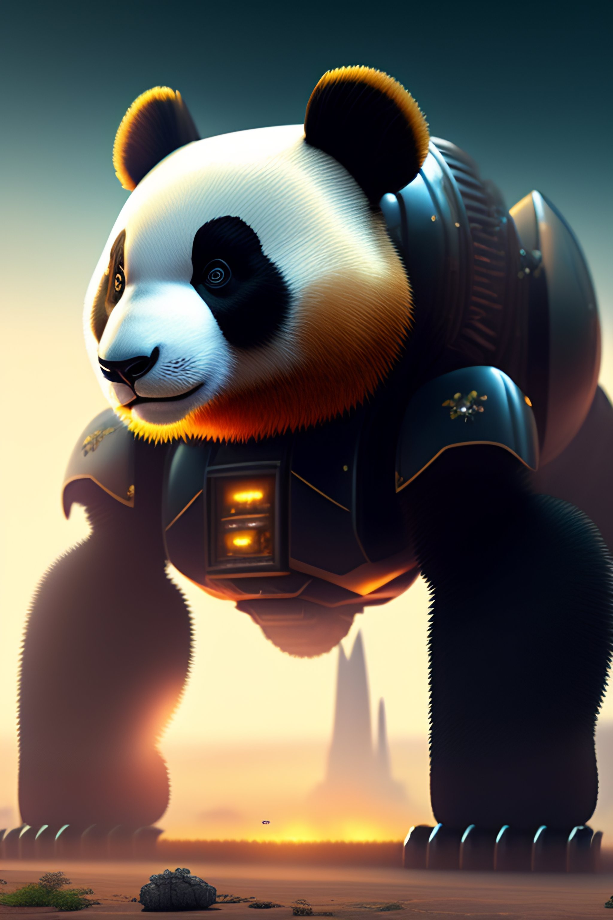 Lexica - Mecha panda