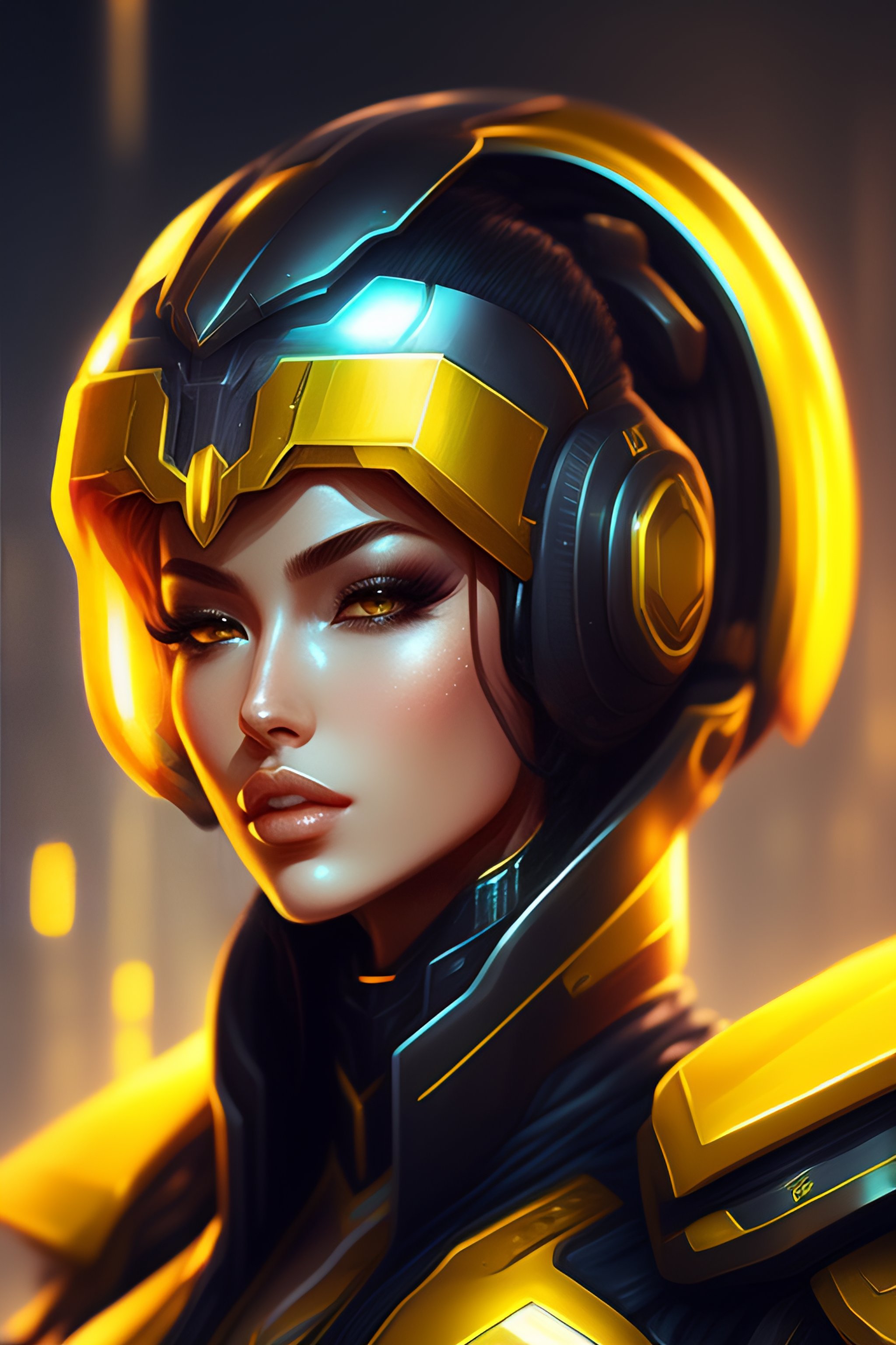 Lexica - Yellow robot rectangle head, league of legends, fantasy ...