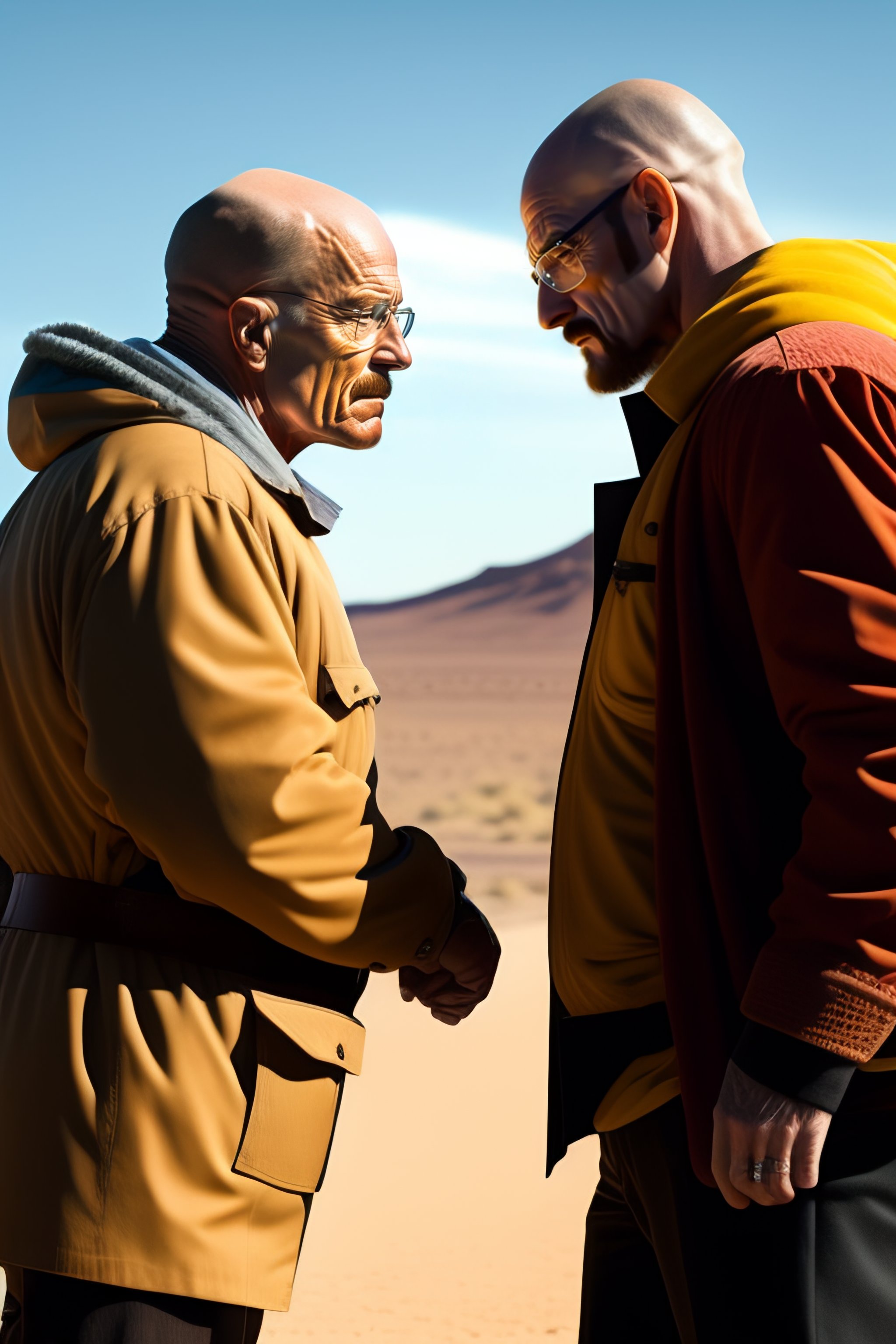 Lexica - Walter white slapping jessie