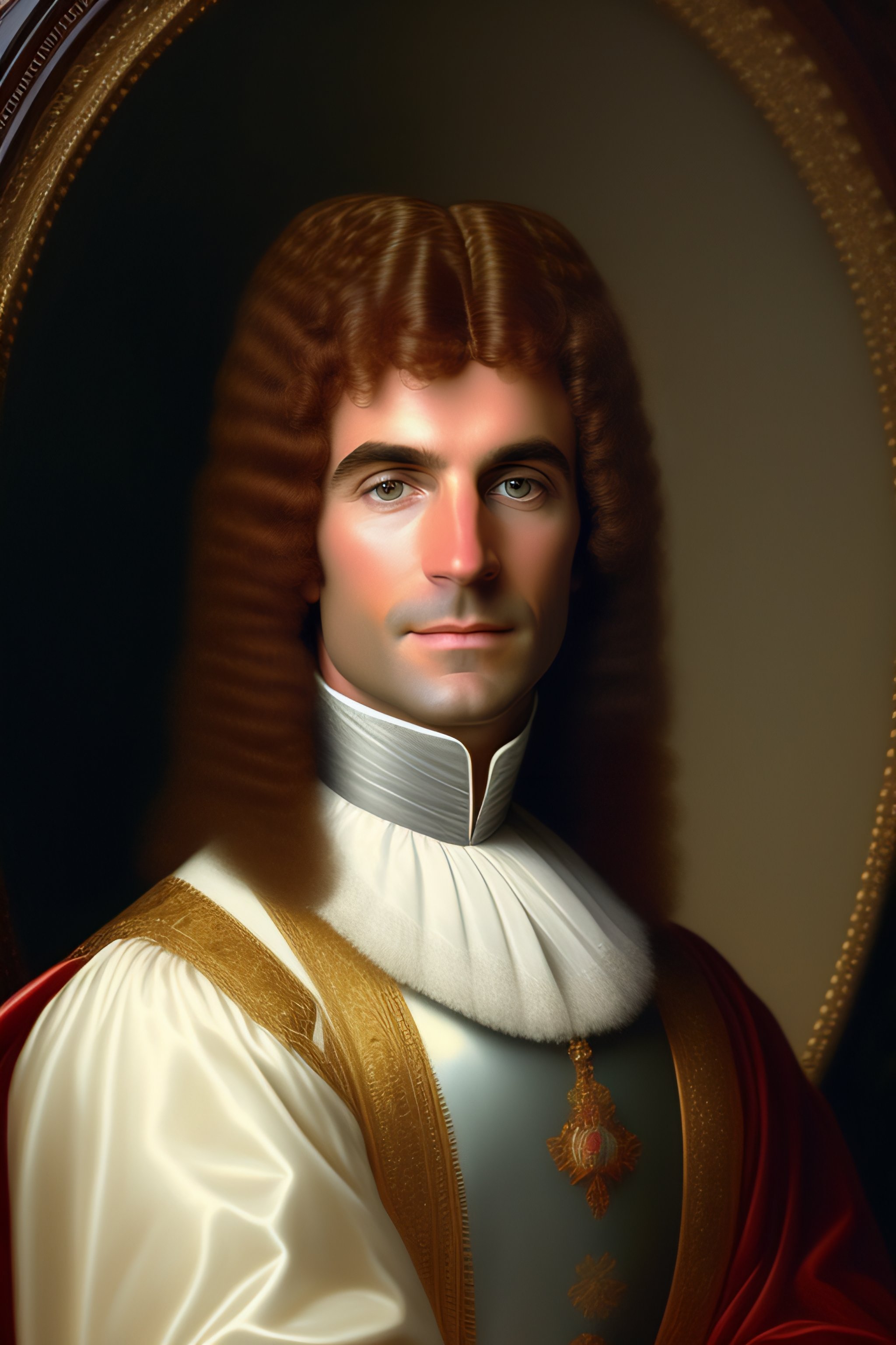 Lexica - Portrait of a judge wearing a judge's wig