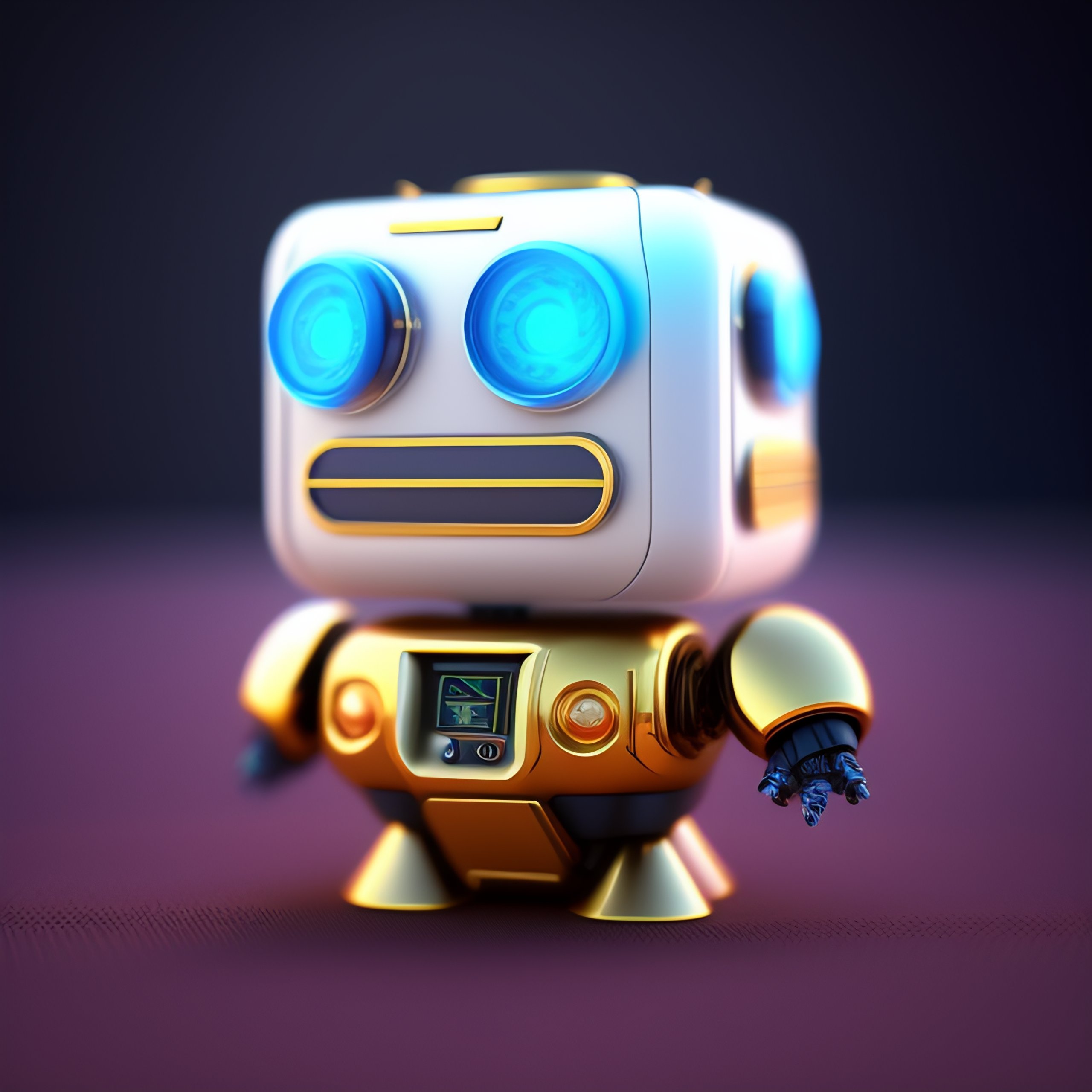 Lexica - Mini frozen robot that help sending data, data transmissions ...