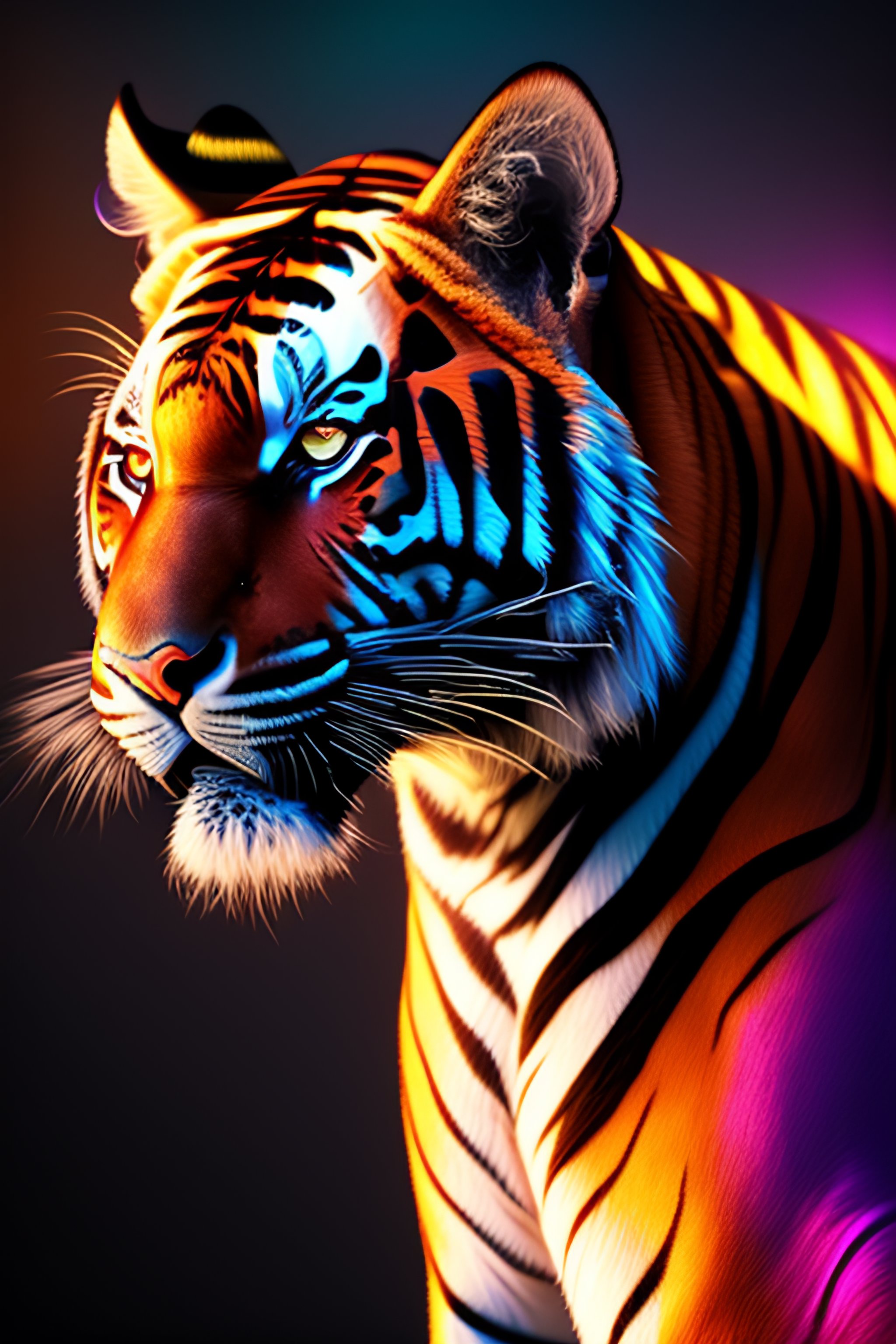 Lexica - White assassin suit tiger, 8k, hyper realistic, detailed ...
