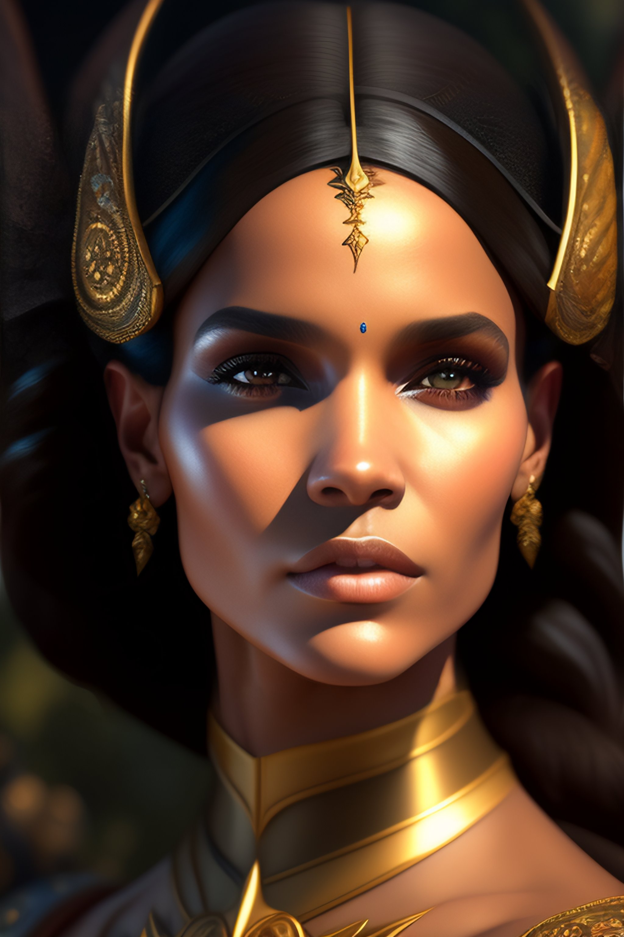 Lexica - Fantasy portrait oil painting, hybrid, anya _ taylor - joy ...