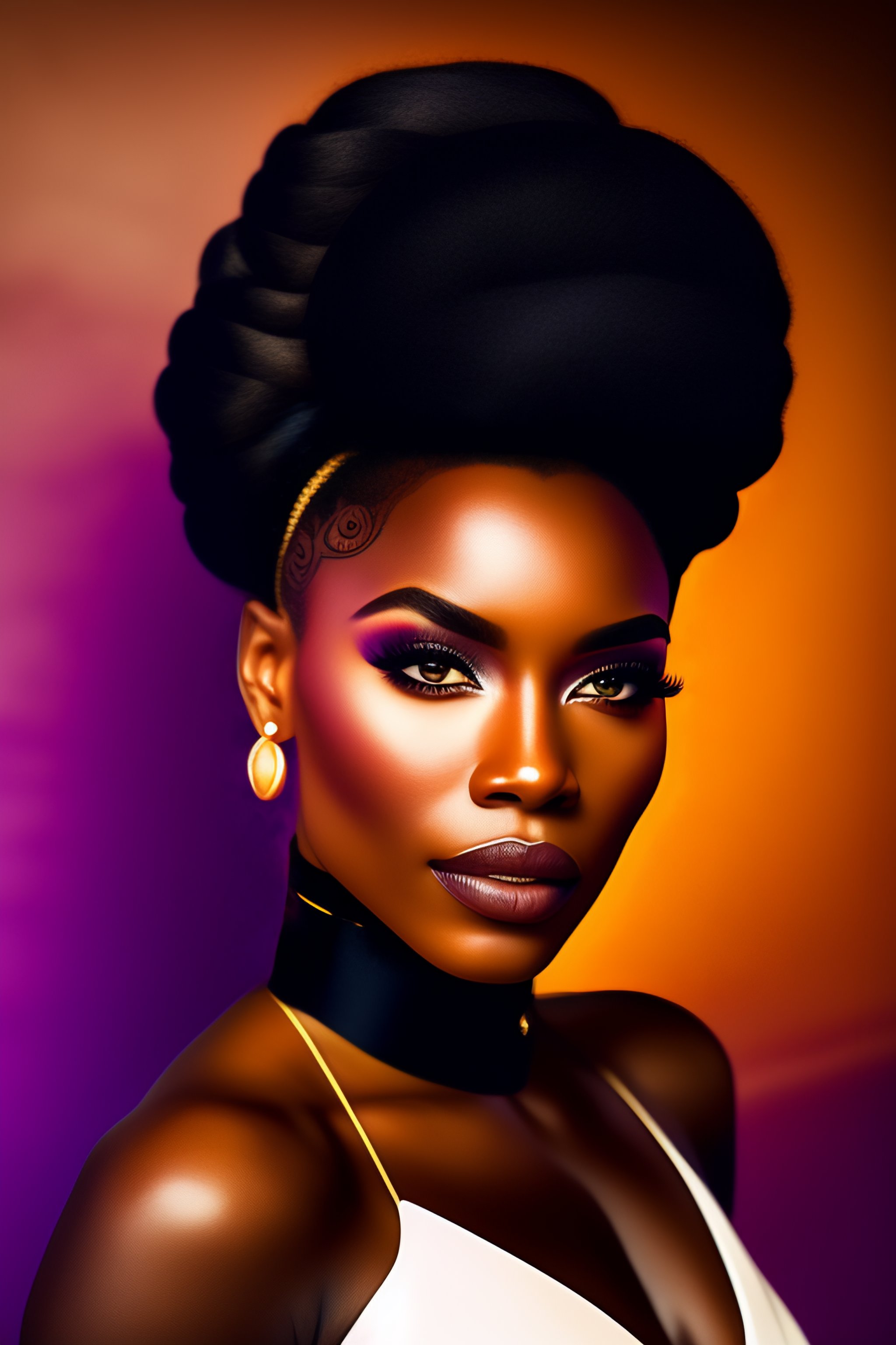 Lexica - Beautiful ebony