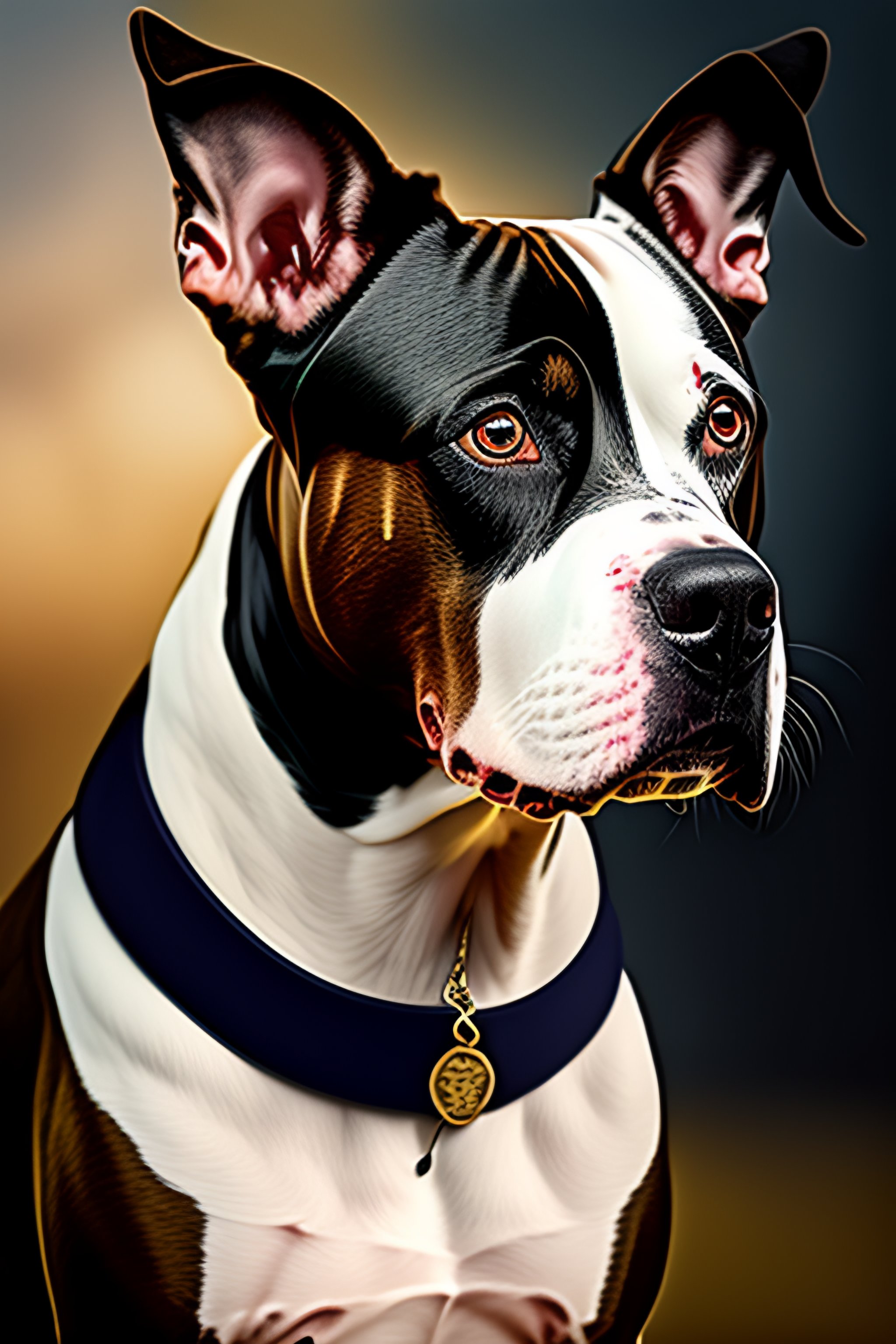 Lexica - American staffordshire terrier,photo, photo, buffy collar
