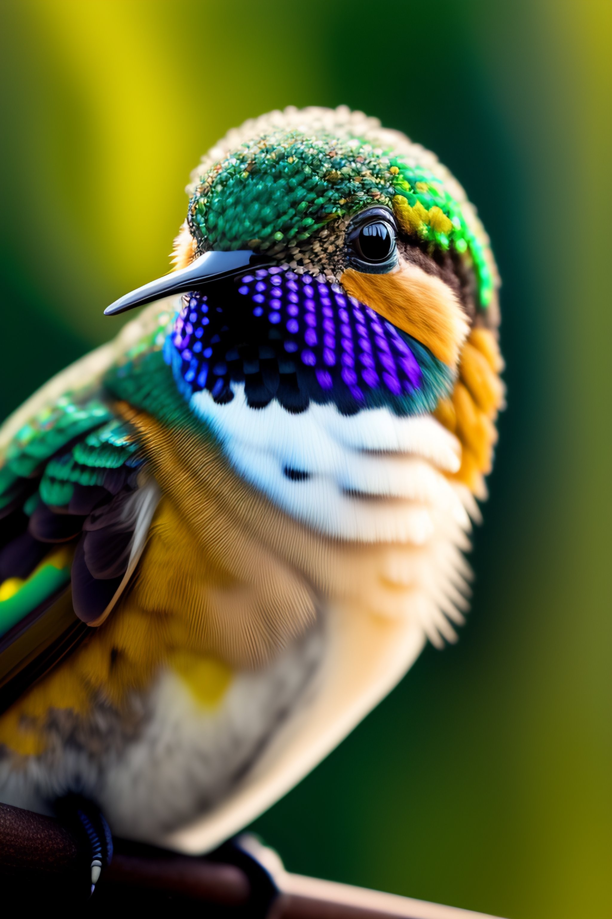 Lexica - Hummingbird portrait