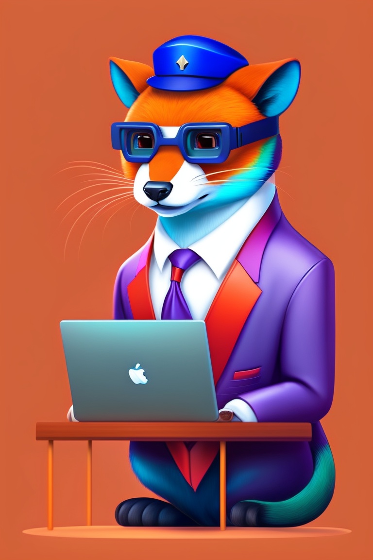 Lexica - Image of a mongoose semi anthropomorphic wearing a suite ...