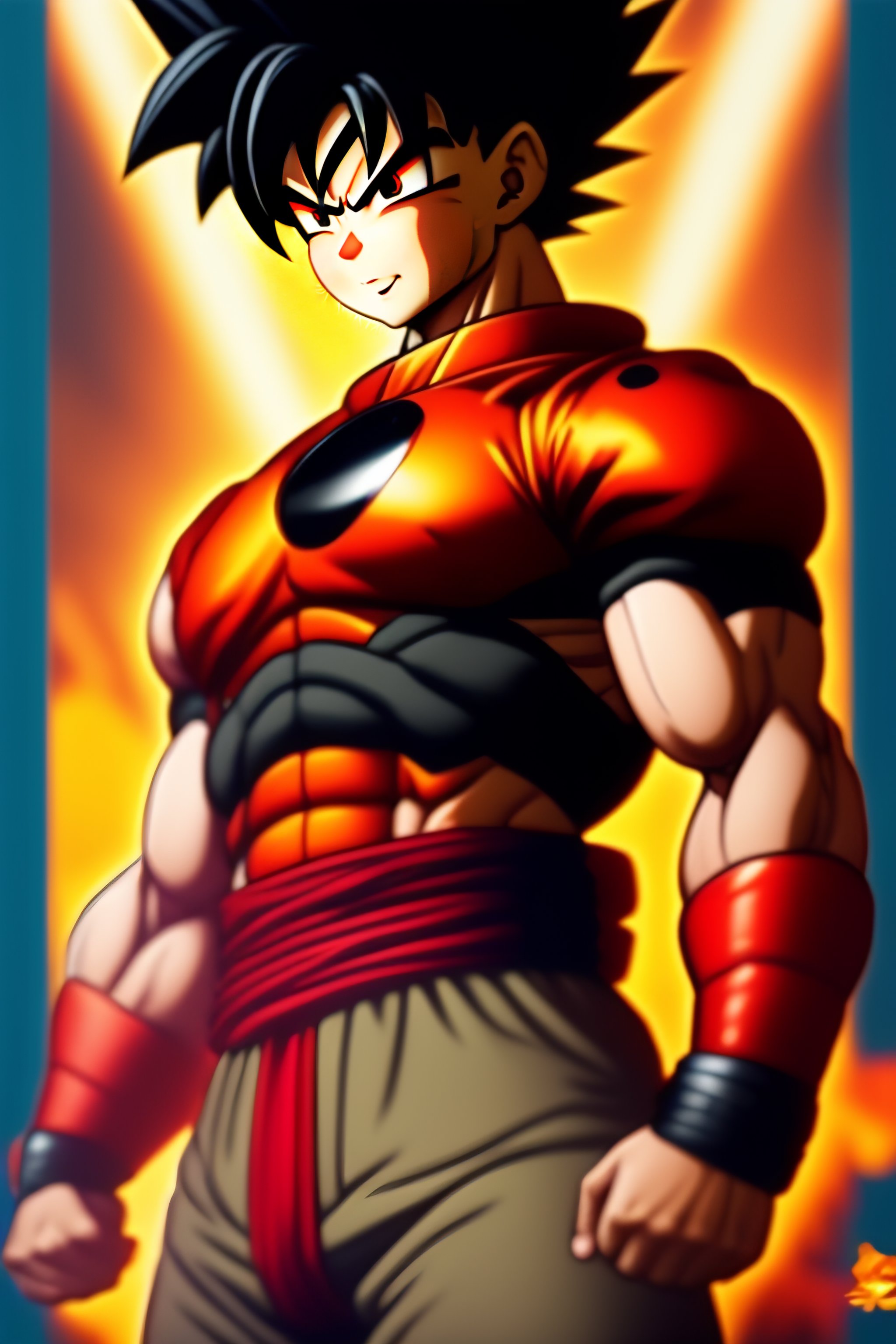 Lexica - Son goku with lady bug outfit