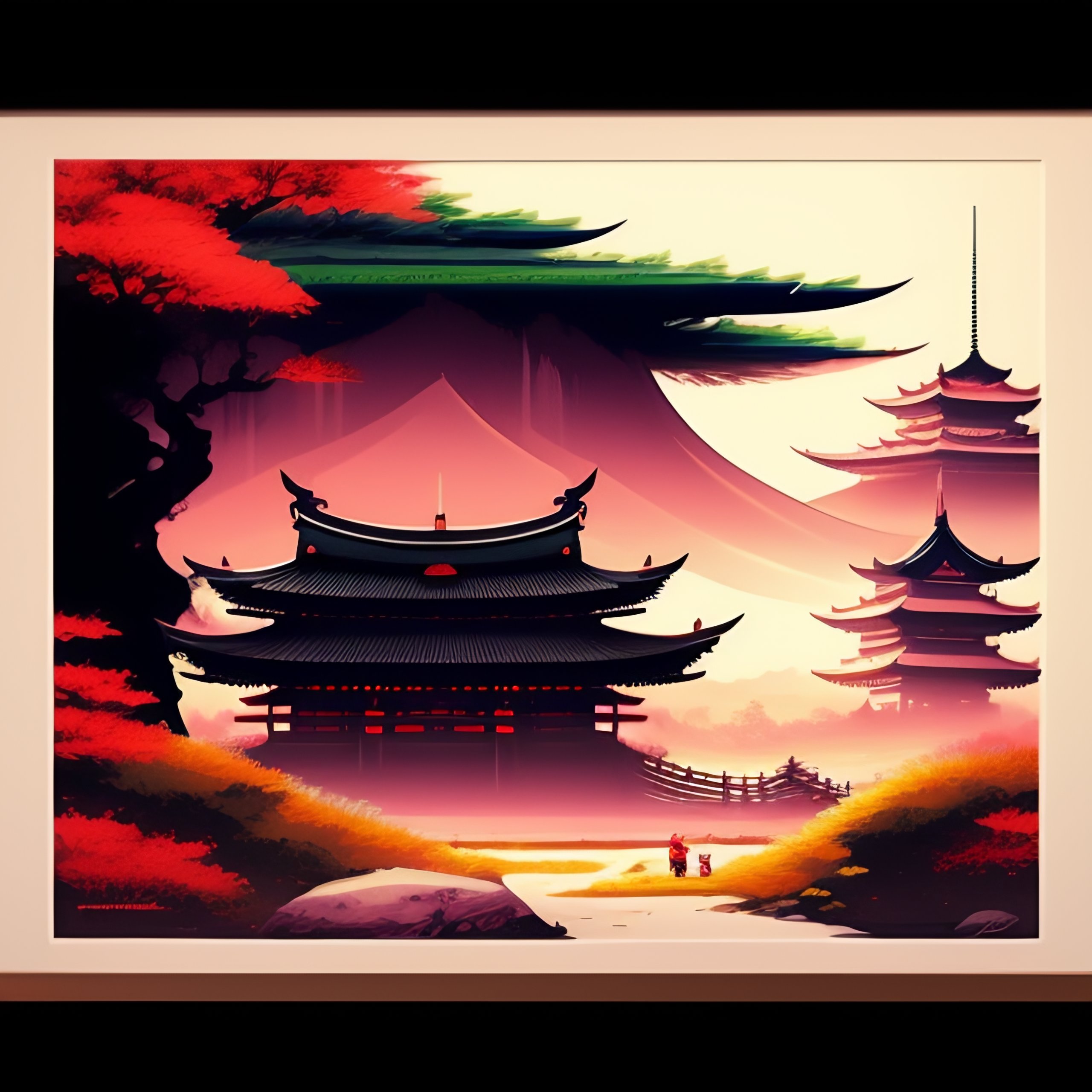 Lexica - 2D landscape!!!, (((sketch))), retro sketch, dark art, dark ...