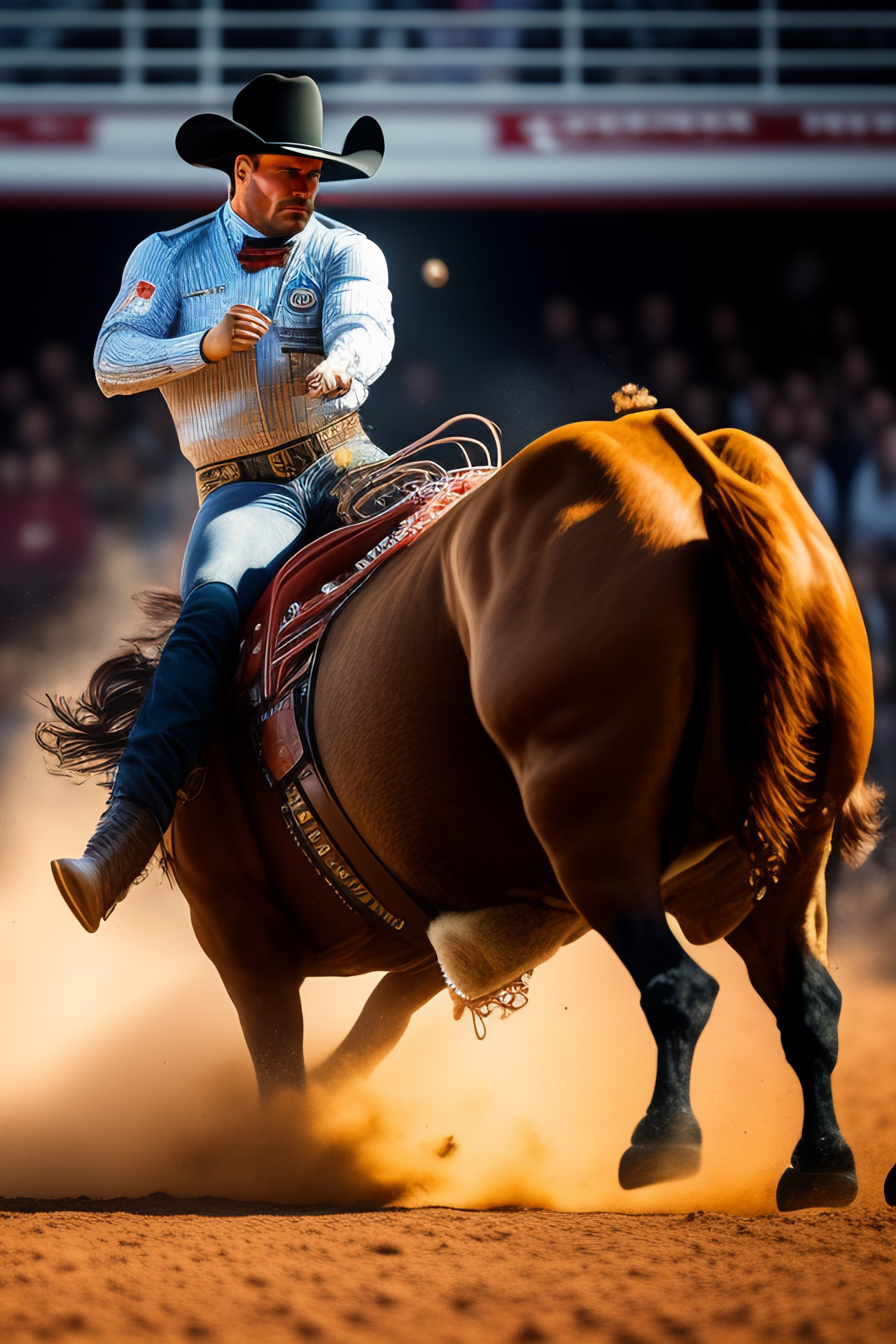 Lexica - 8k resoultion,hyper realstic , a bull riding on a bitcoin to ...