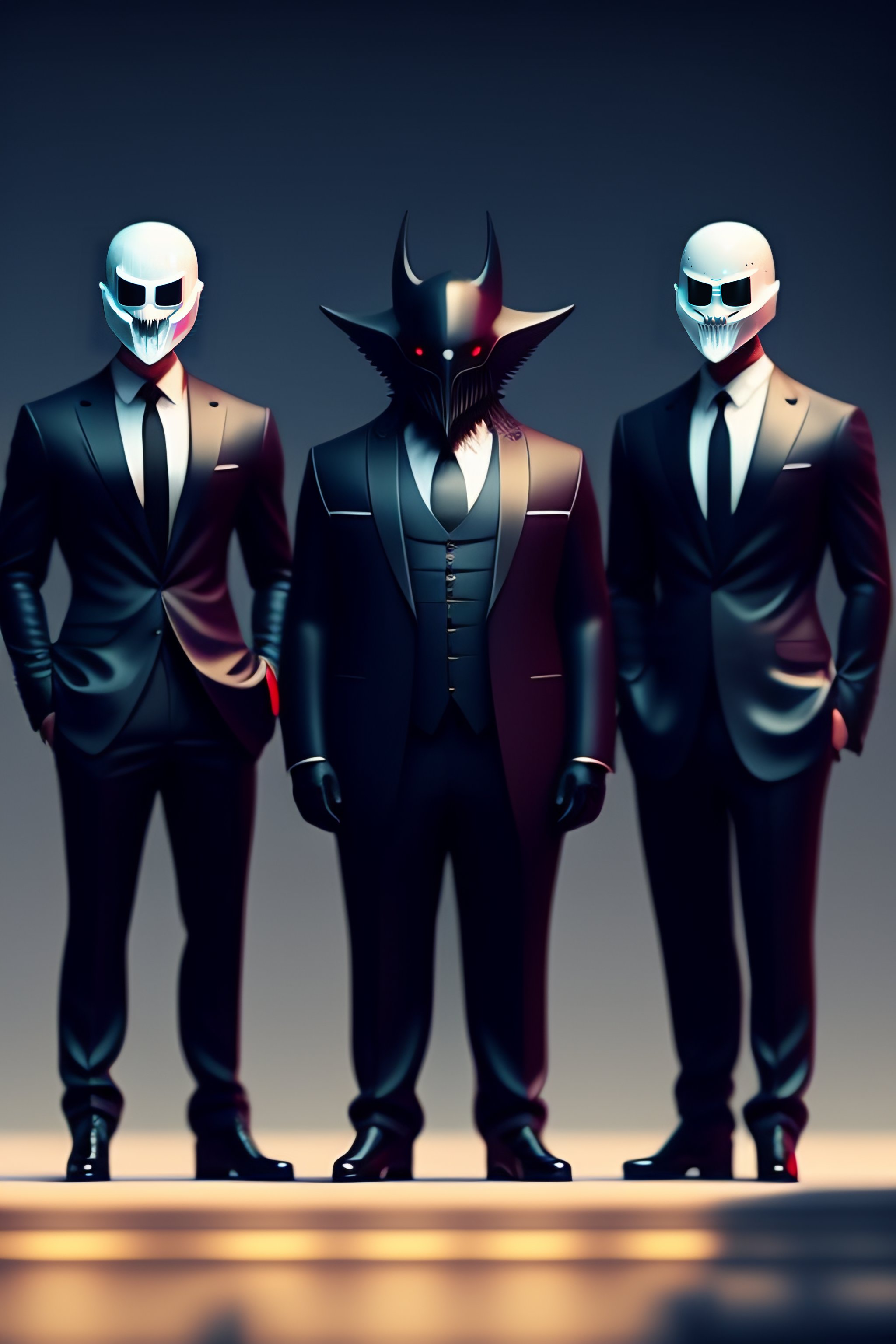 Lexica - A group of creepy evil abstract non-human horror creatures ...