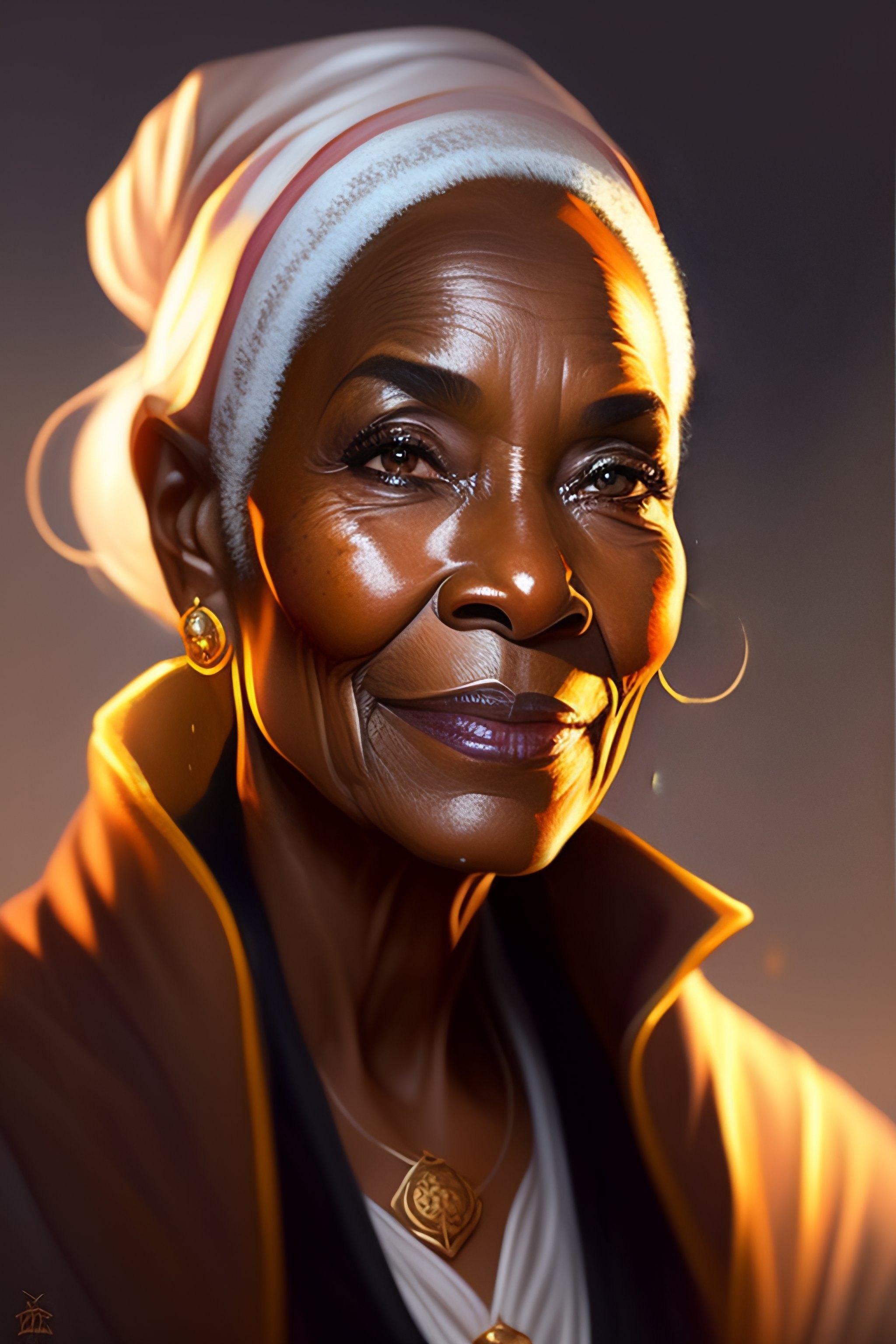 Lexica - Portrait of old mage brown skin, wrinkly, old, boils, warts ...