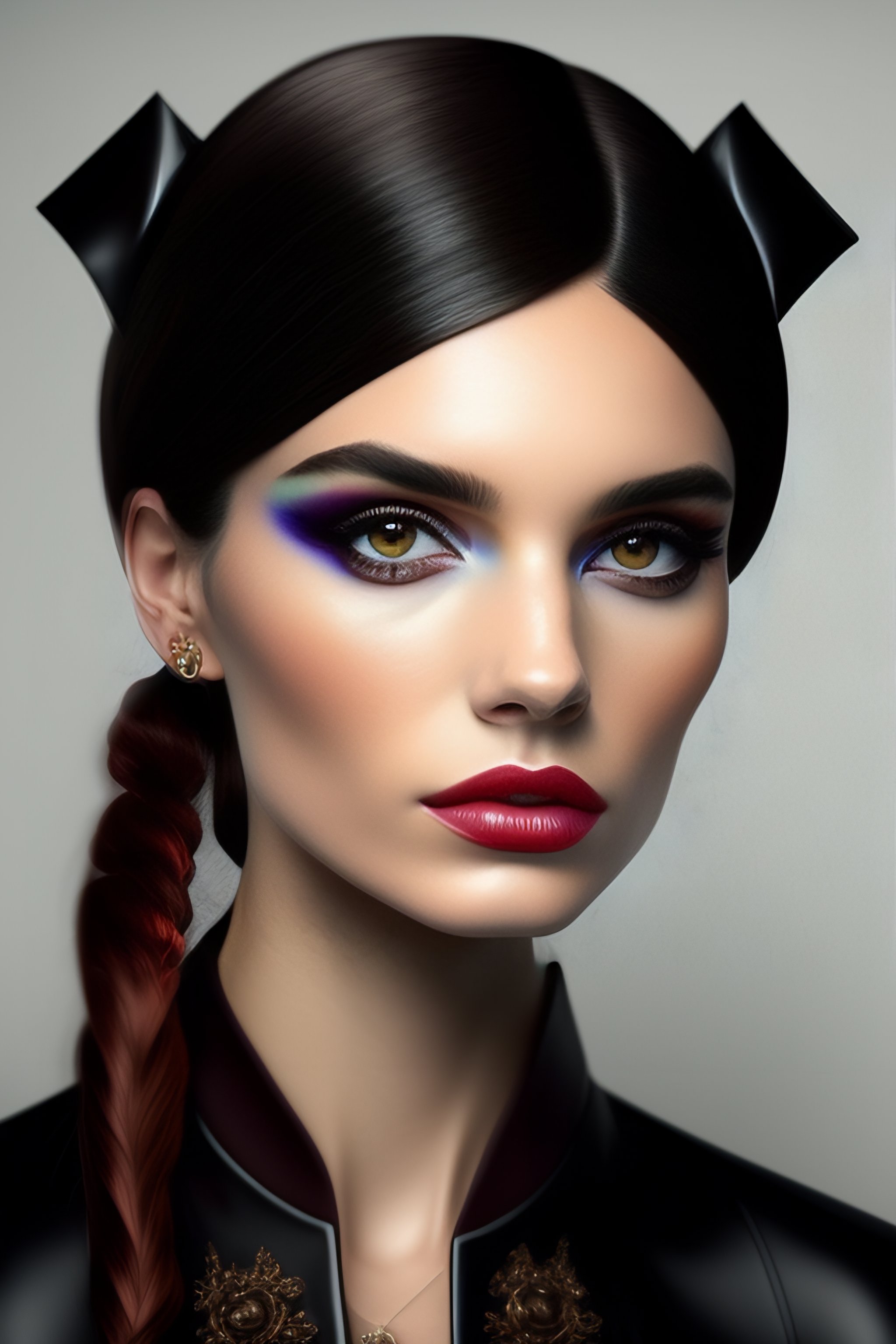 Lexica - Hyperrealism Girl Gothic