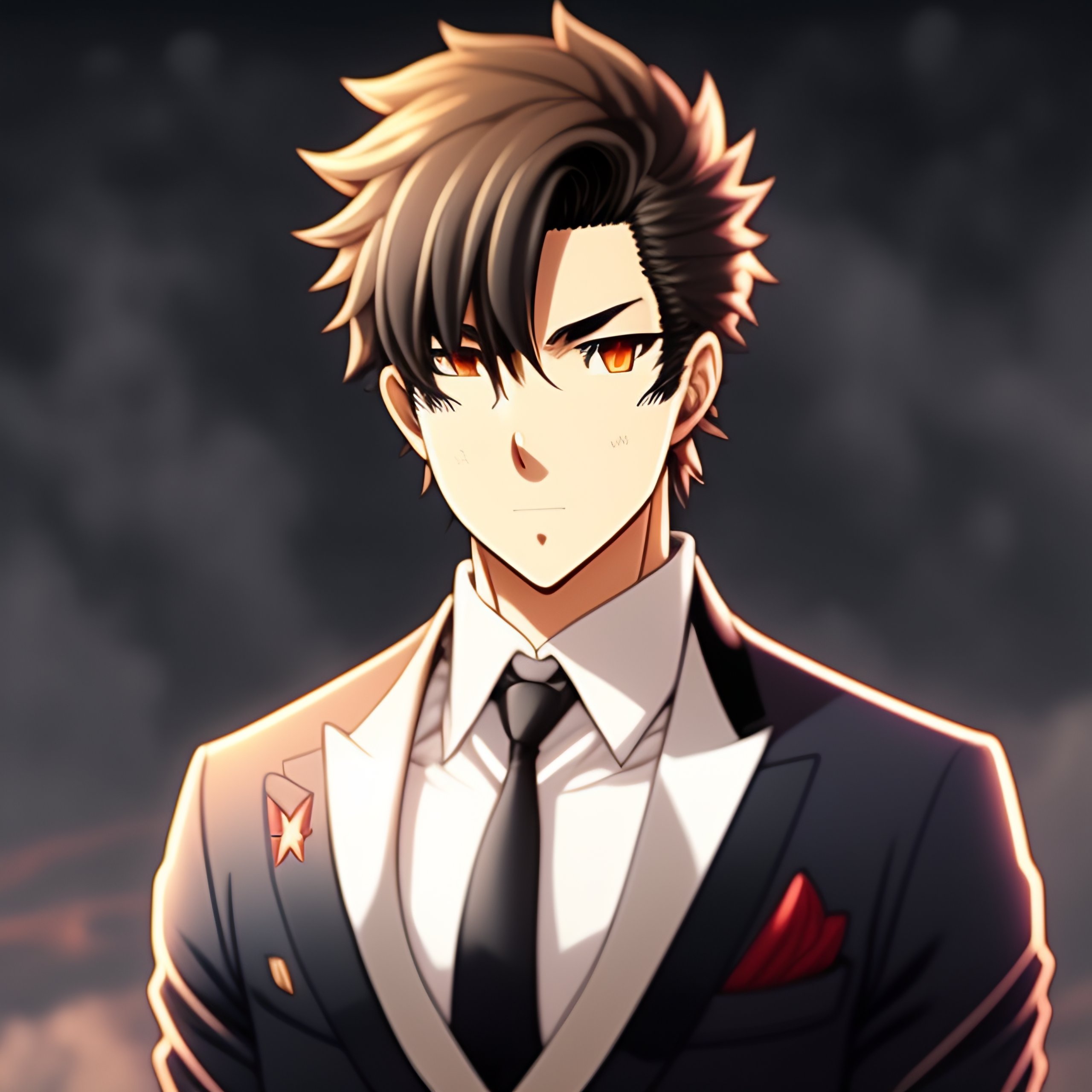 Anime Guy In Tux