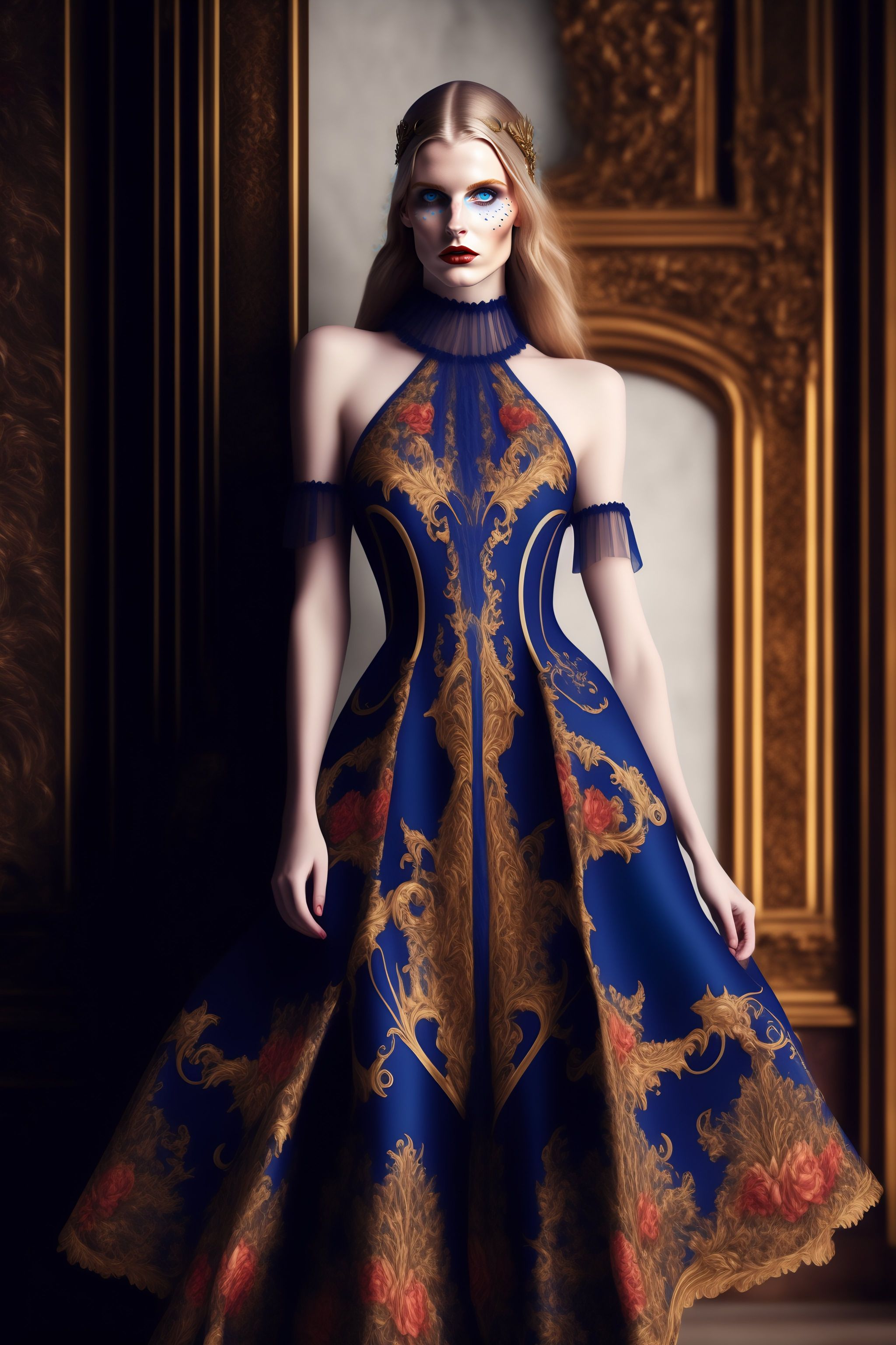 Lexica - Gothic aesthetics conceptual artistic fashion model digital ...