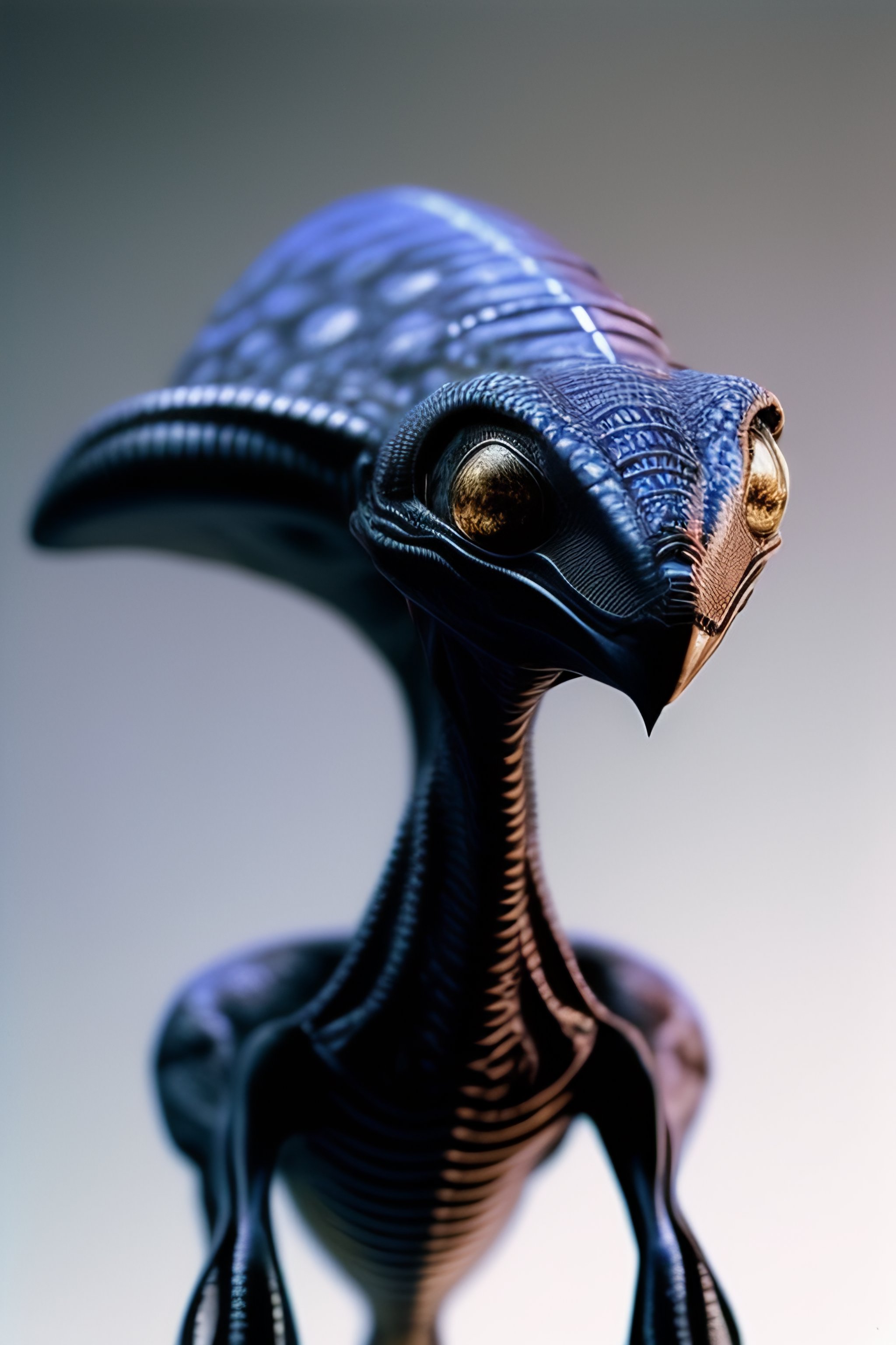 Lexica - The alien is a towering figure, standing at least eight feet ...