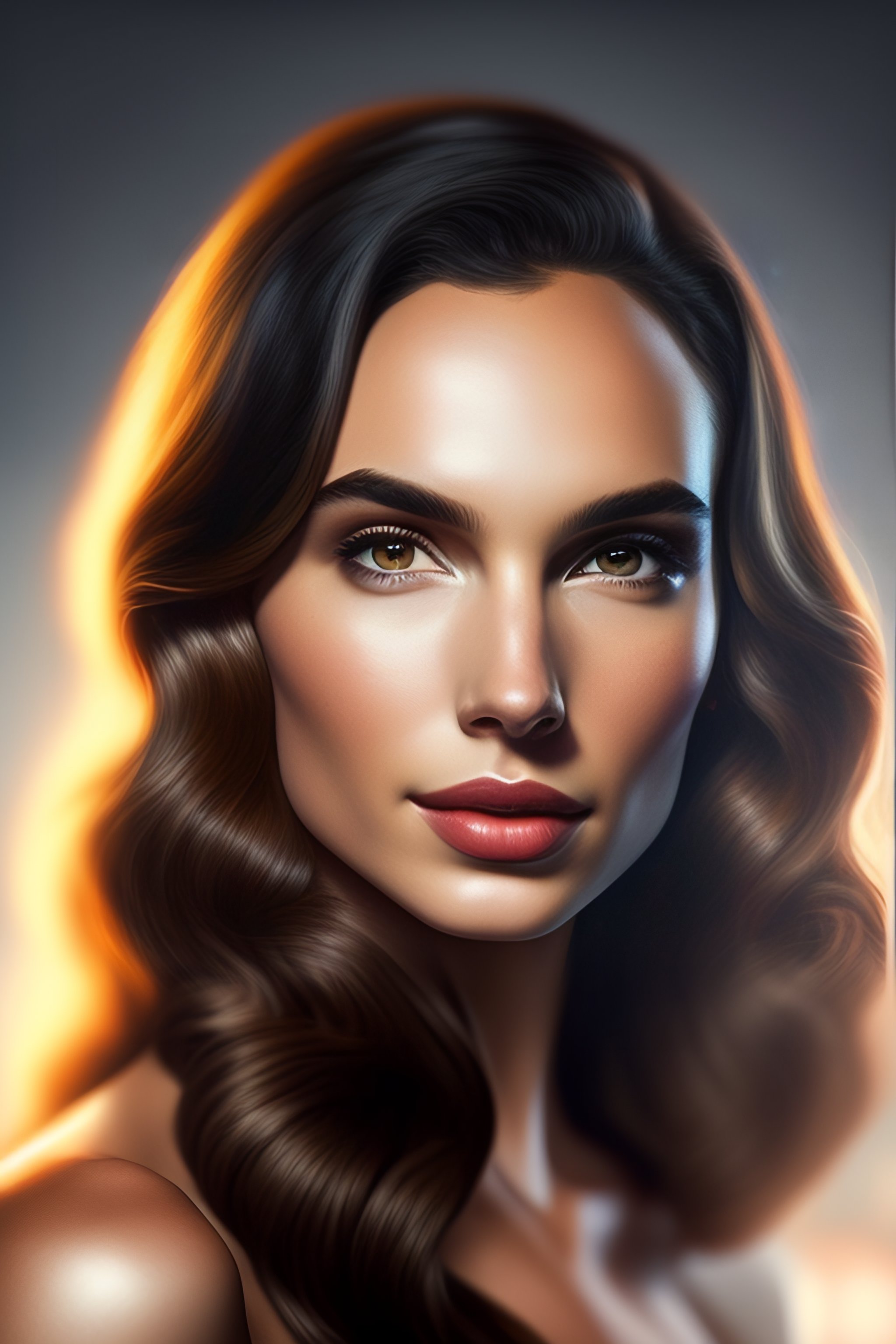 Lexica - Photo of a young gorgeous woman in the style of gal gadot ...